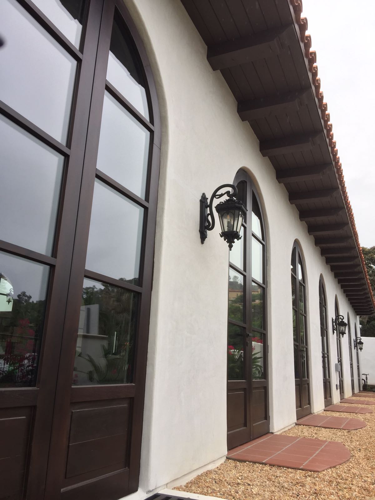 Custom Arched Mahogany Aluminum Clad by Gozzi Design Realization ...