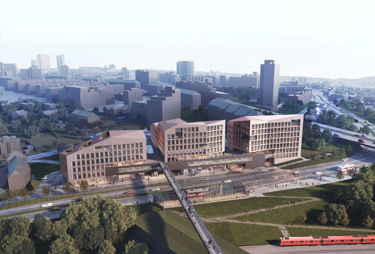 Kačerov Metro Center by Aulík Fišer architekti - Architizer