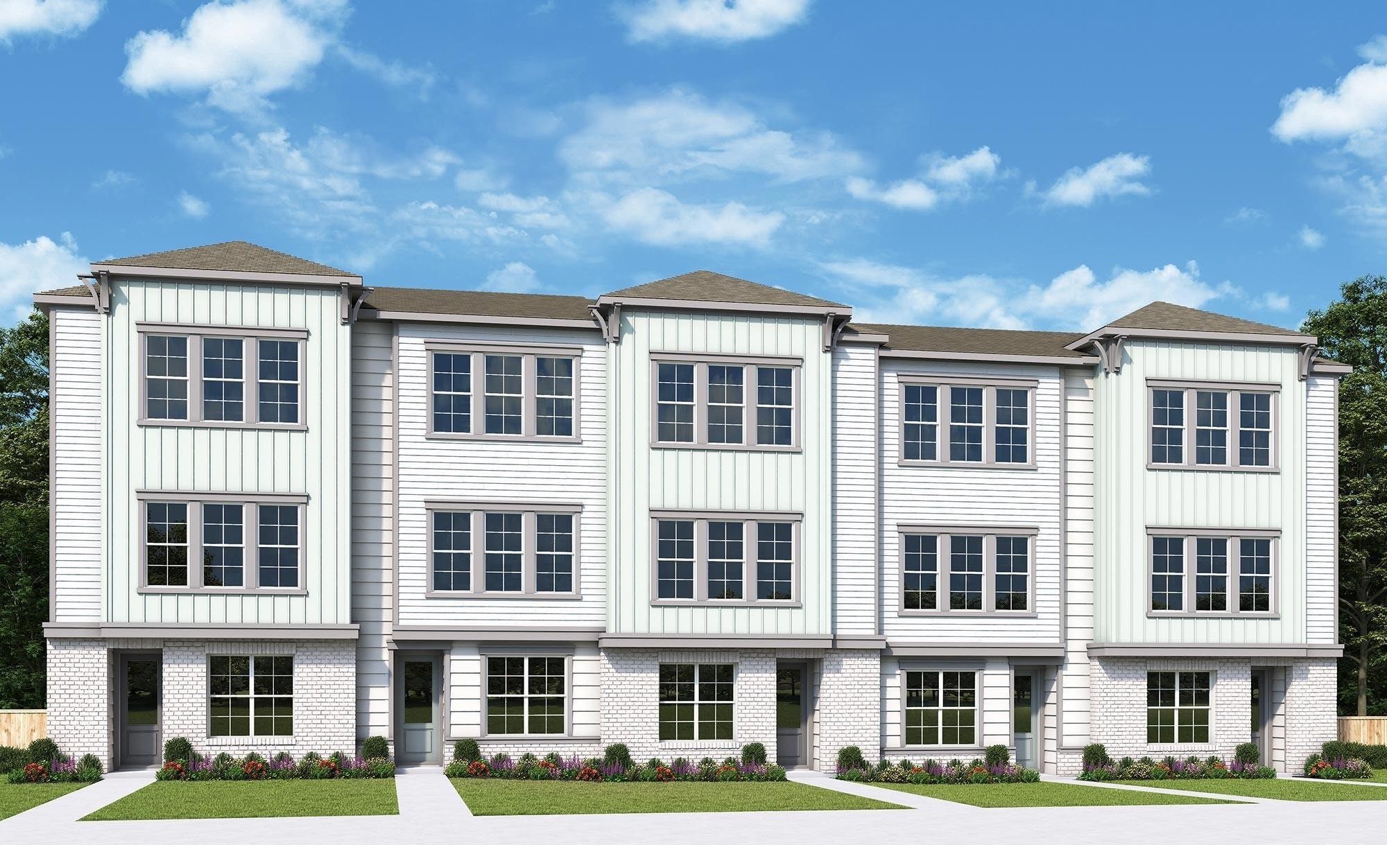Townhomes 3D Exterior Renderings by The 2D3D Floor Plan Company ...