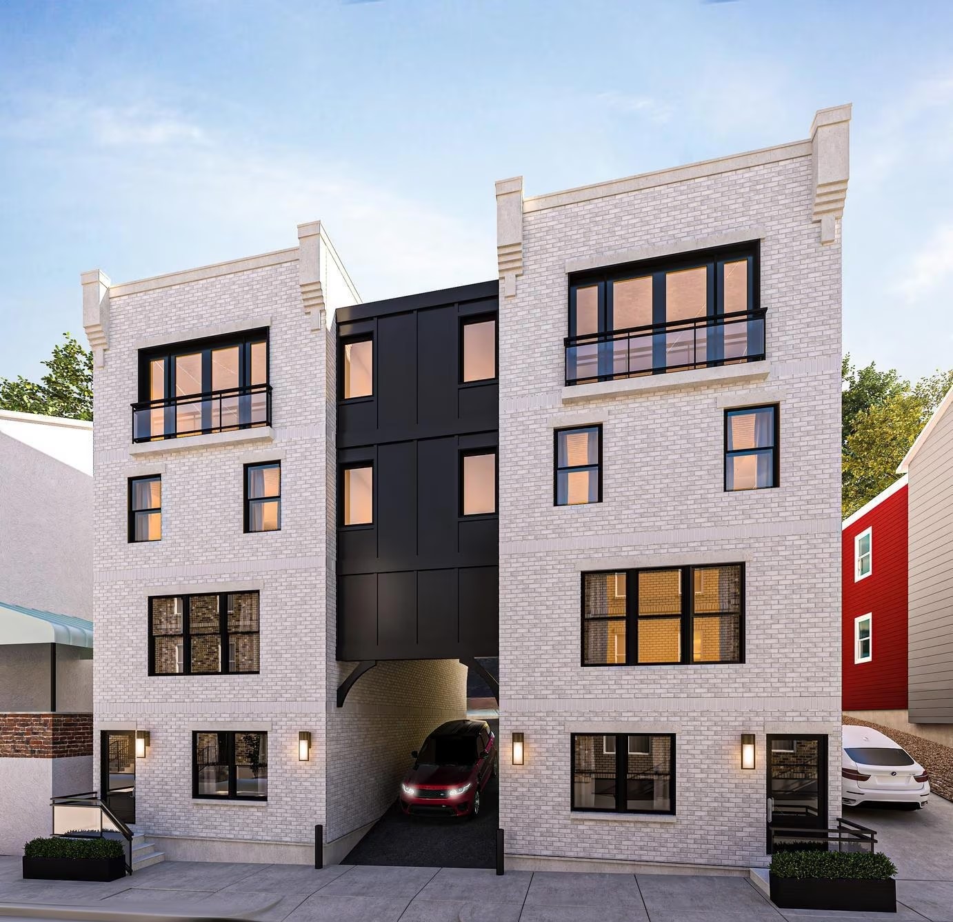 Townhomes 3D Exterior Renderings by The 2D3D Floor Plan Company ...