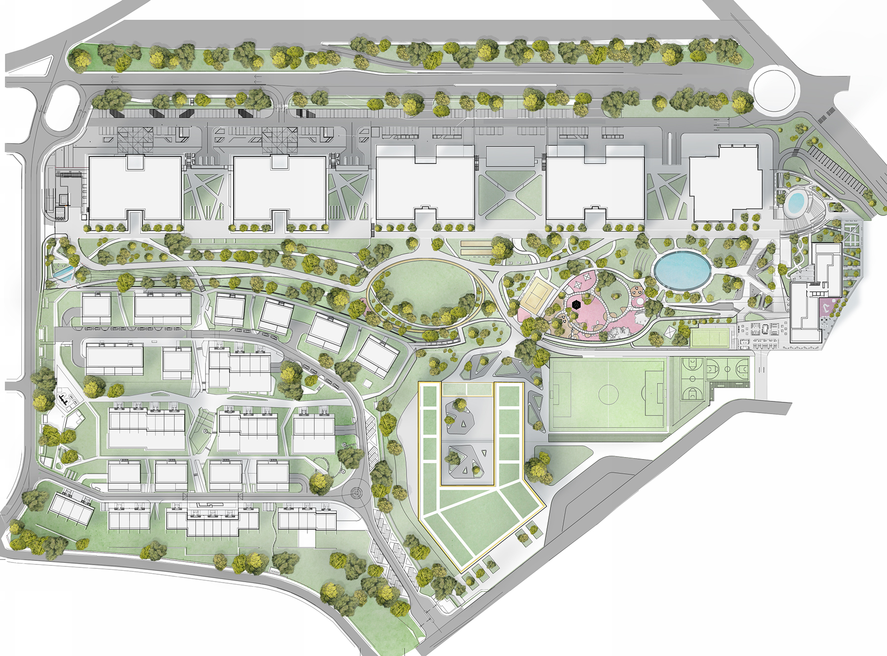 Garitage Park Urban Development Plan by MBB Architects - Architizer