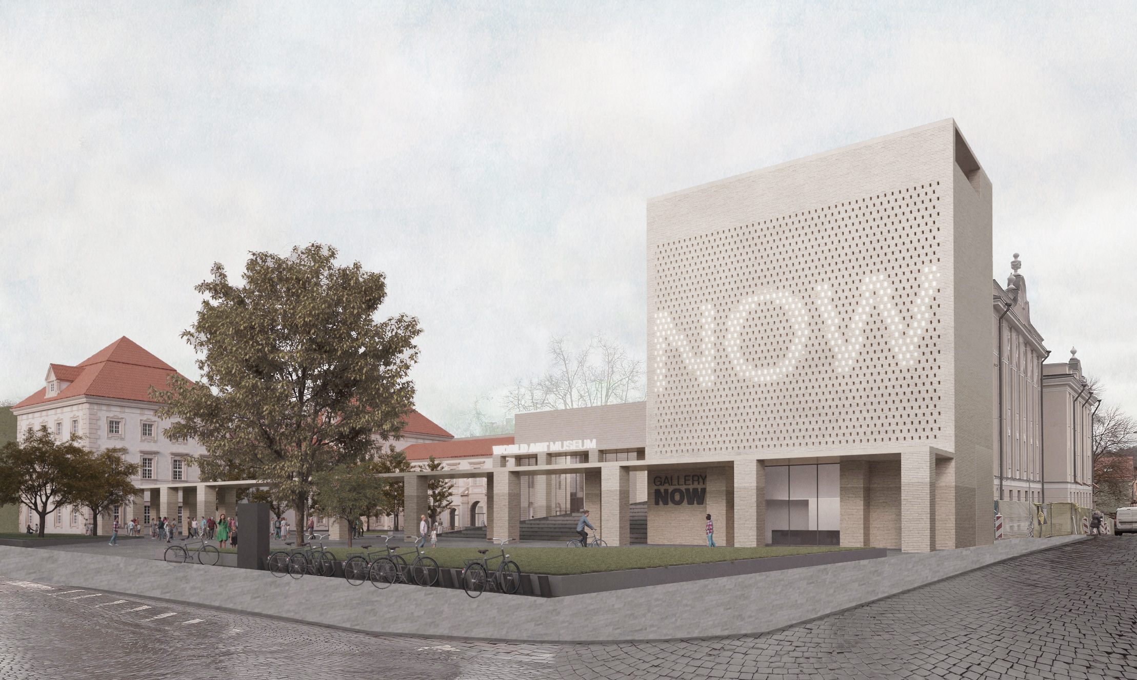 Radvila Palace Competition, Art core fo Vilnius by Studio Kraft ...