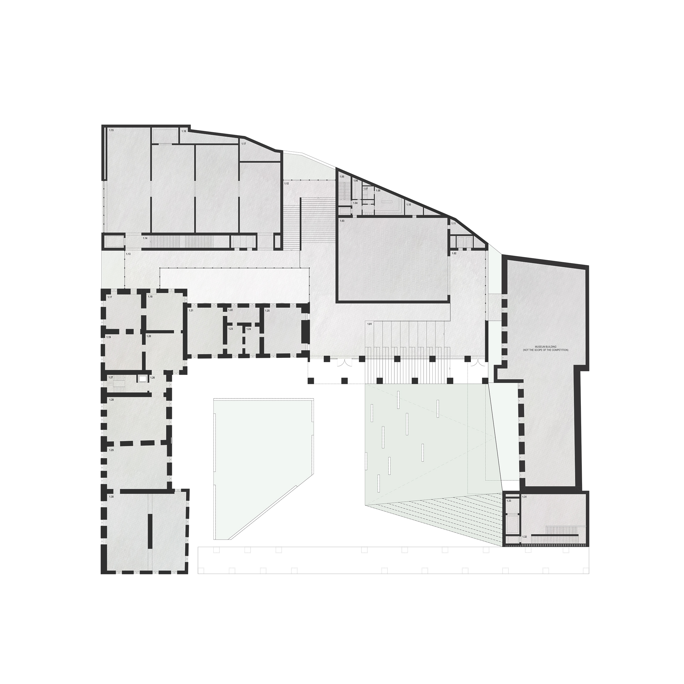 Radvila Palace Competition, Art core fo Vilnius by Studio Kraft ...