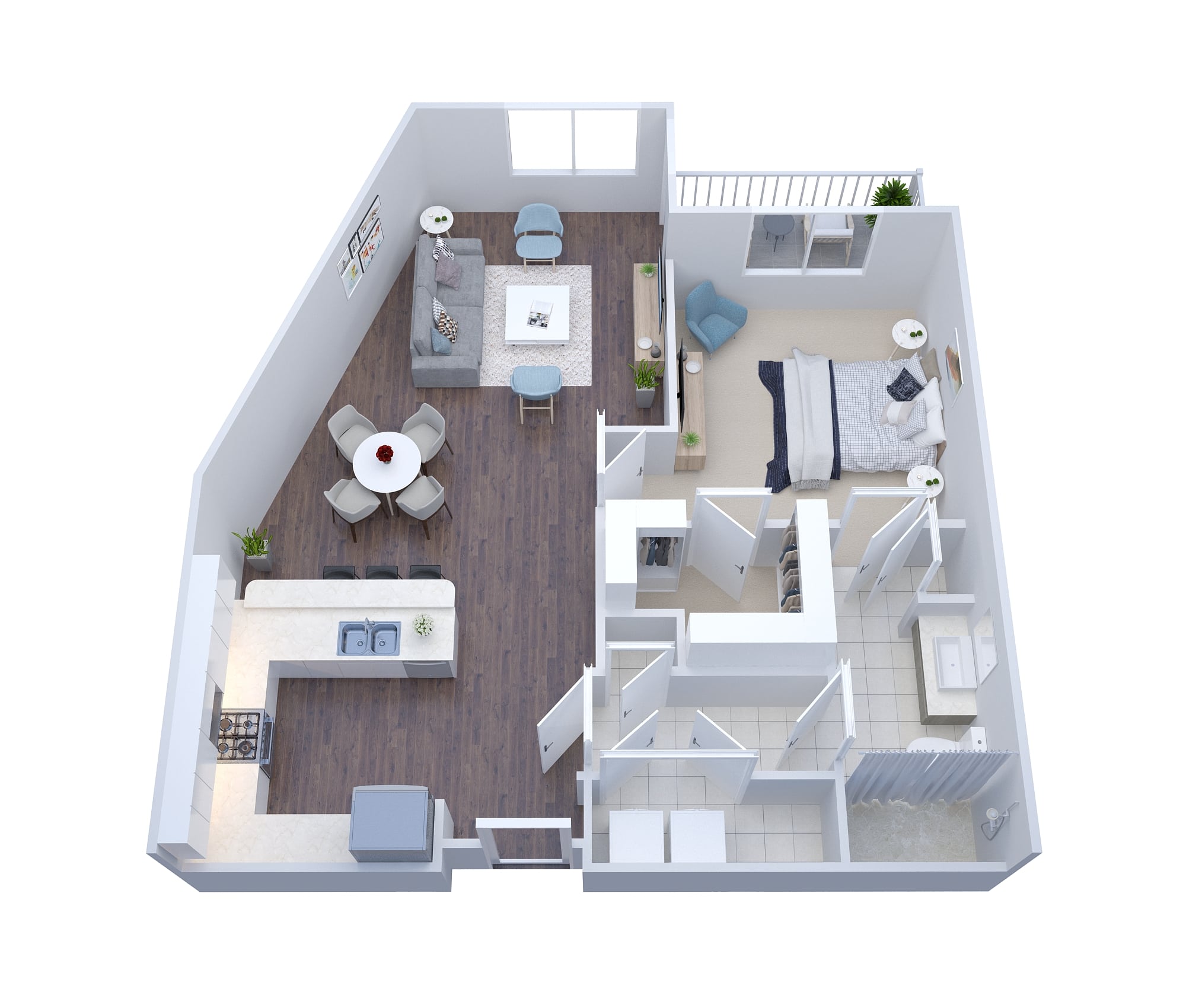 3D Floor Plan Renderings Portland, Oregon by The 2D3D Floor Plan ...