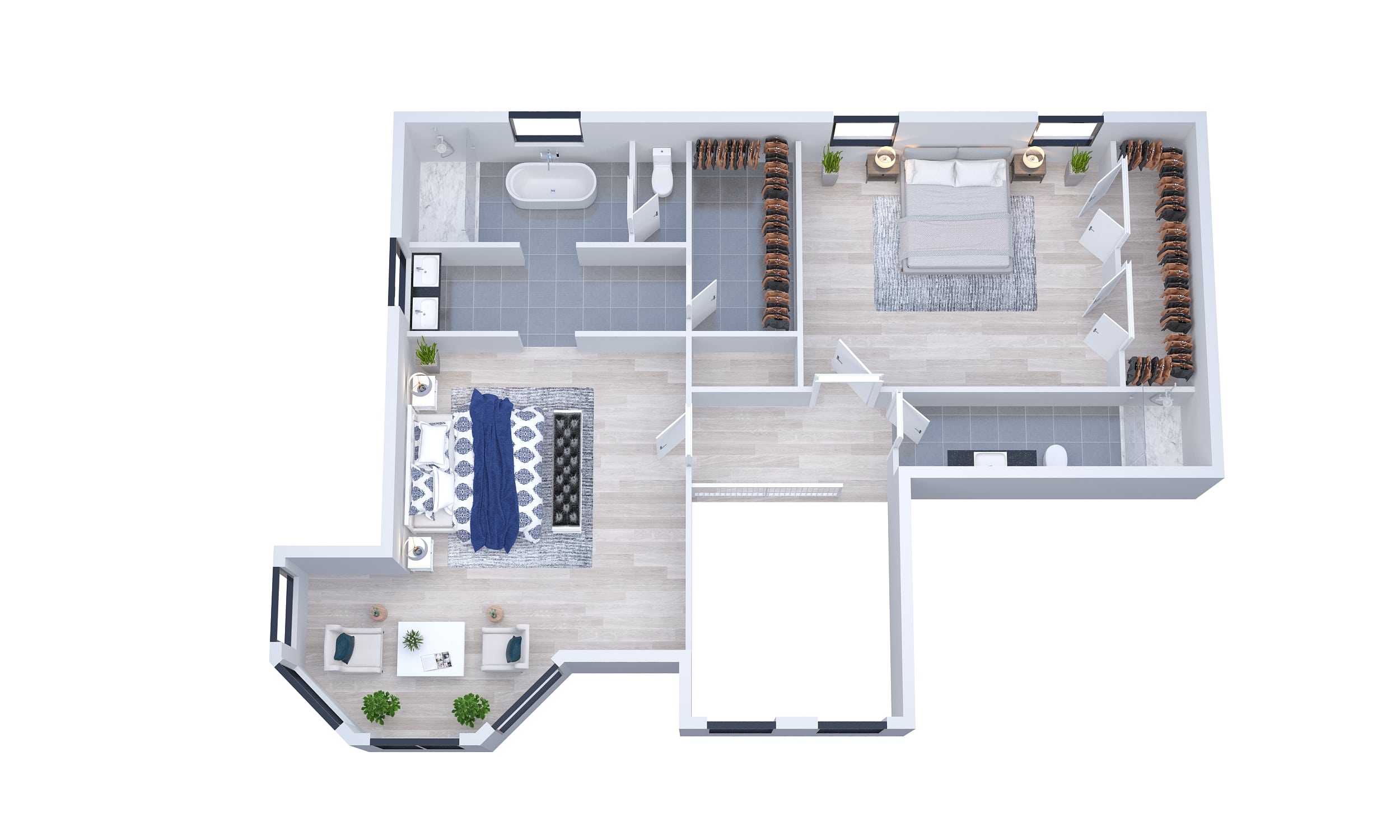 3D Floor Plan Renderings Portland, Oregon by The 2D3D Floor Plan ...