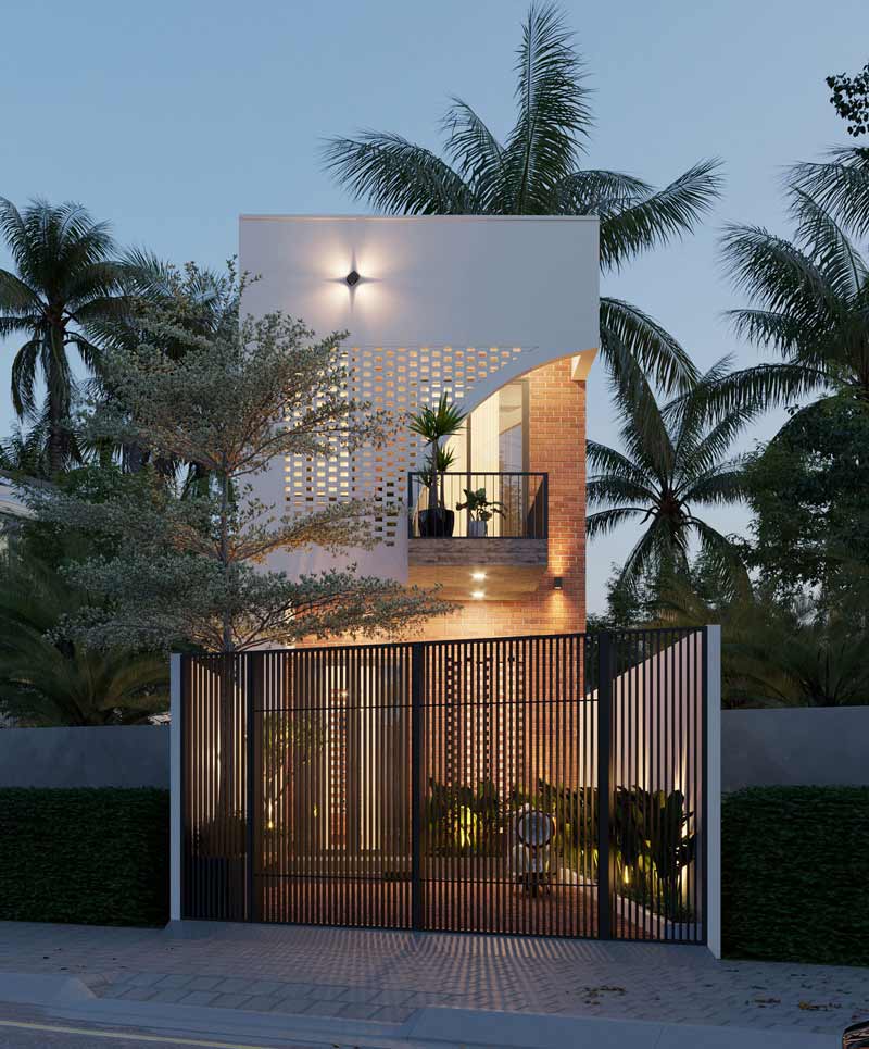 Mẫu thiết kế 4x12 nhà 1 trệt 1 lầu hiện đại đẹp by NEOHouse CTy Thiết ...