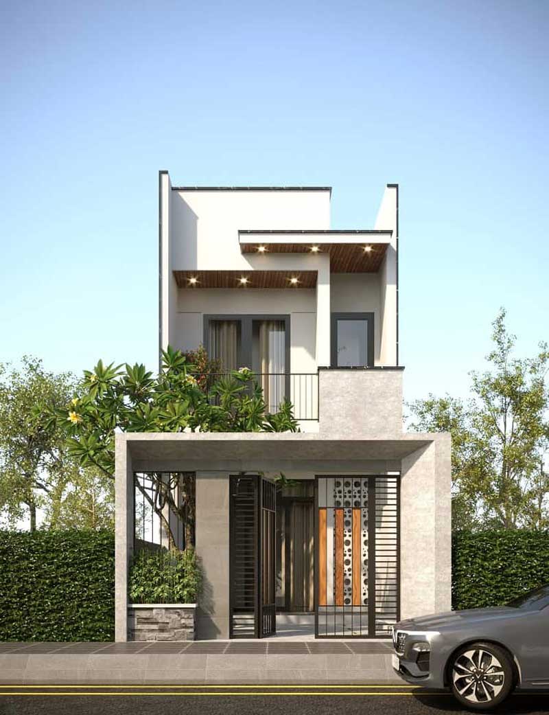 Mẫu thiết kế 4x12 nhà 1 trệt 1 lầu hiện đại đẹp by NEOHouse CTy Thiết ...