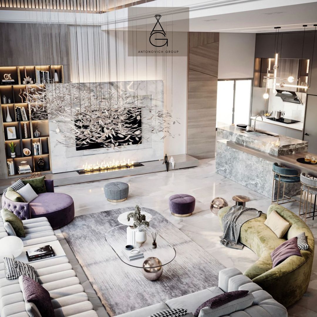 Exquisite Luxury Modern Interior Design by LUXURY ANTONOVICH DESIGN ...