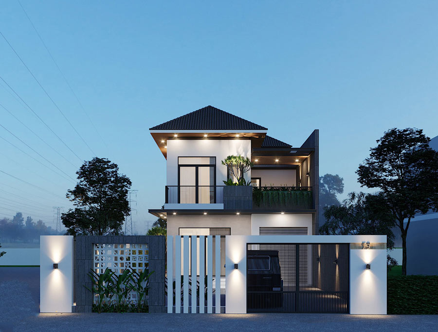 Top những mẫu thiết kế nhà 1 trệt 1 lầu 3 phòng ngủ đẹp xu hướng by ...