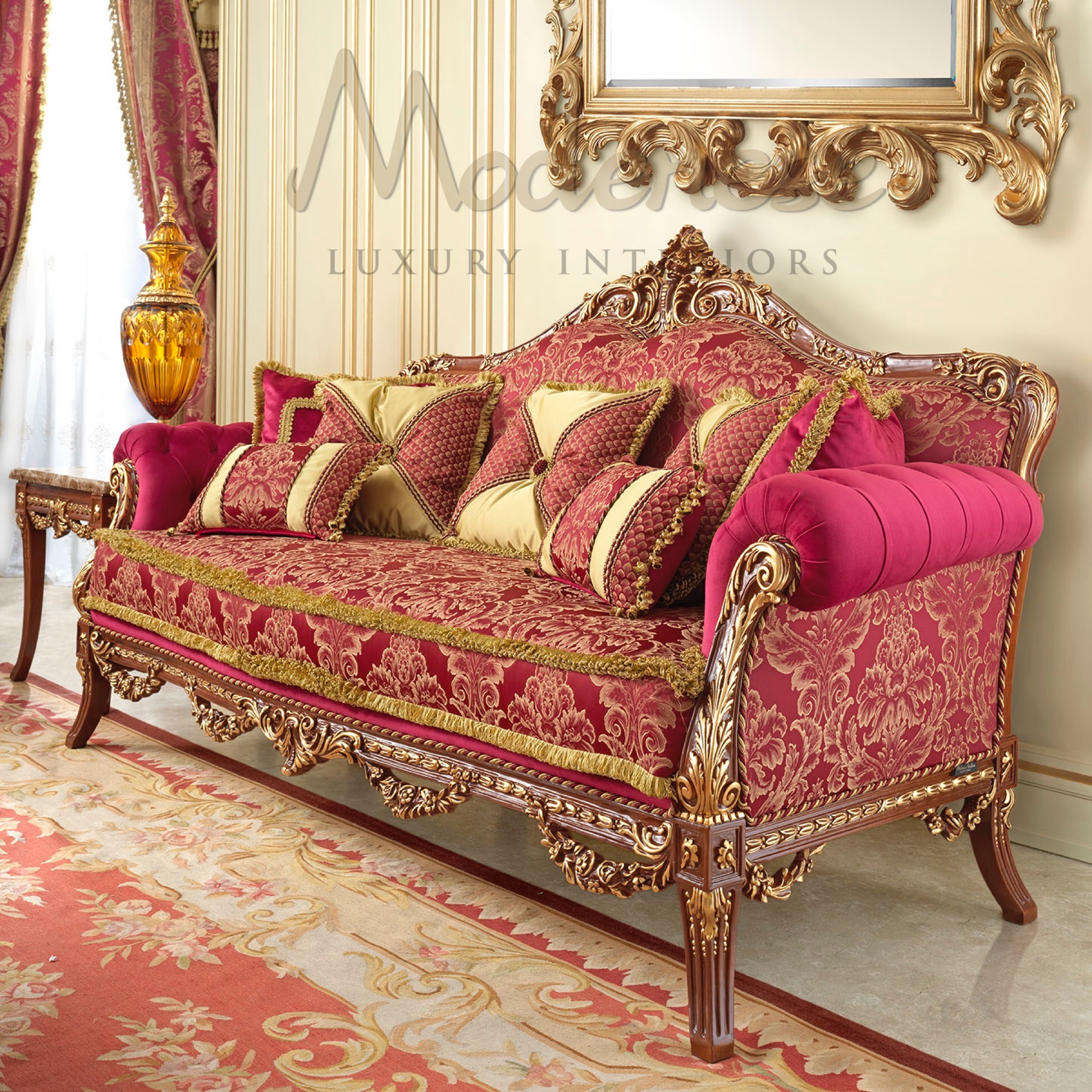 Royal Red Furniture For Luxury Interior by MODENESE Luxury Interiors ...