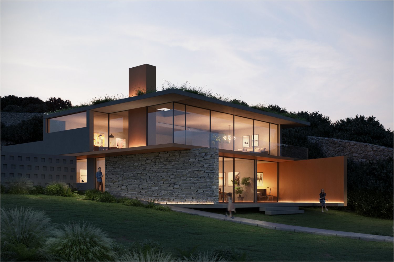 The OCHRE House by Glen Thomas Architecture Ltd - Architizer