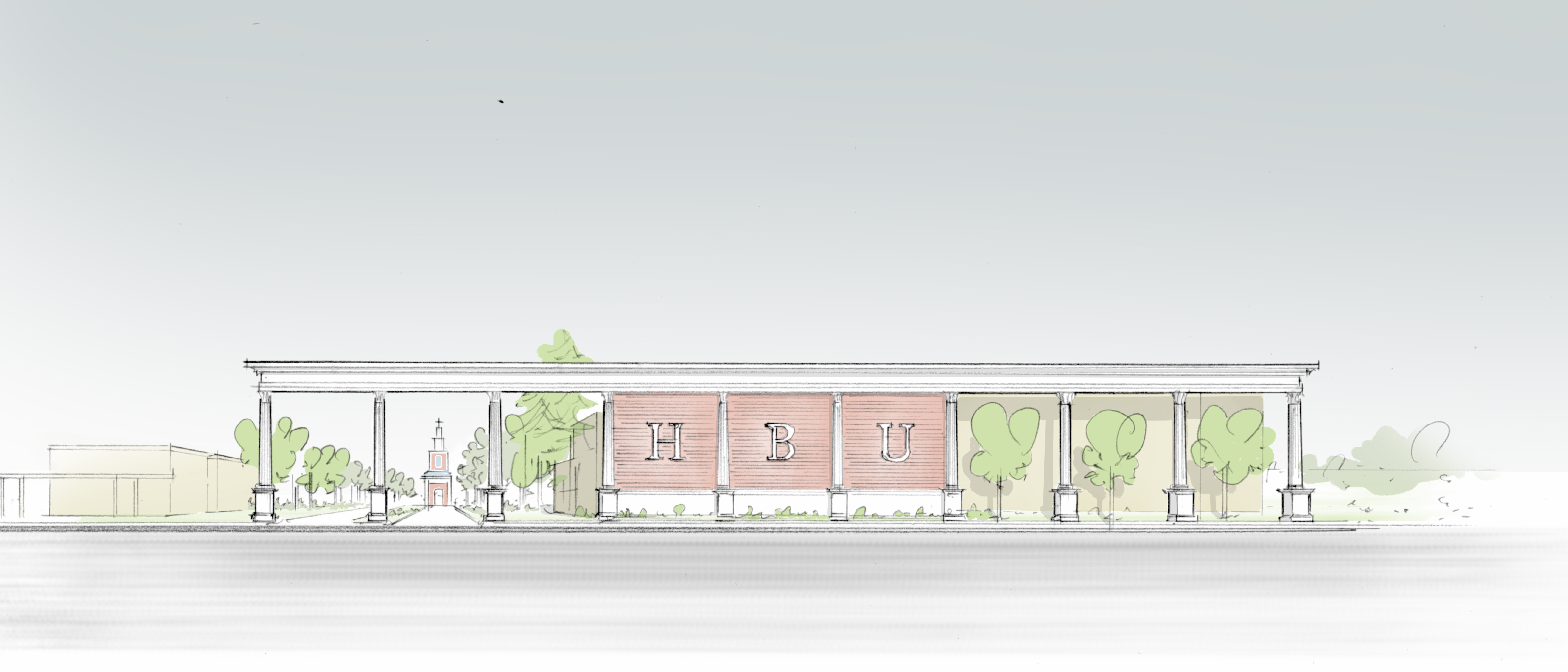 Houston Christian University Entryway by Rivers Barden Architects ...