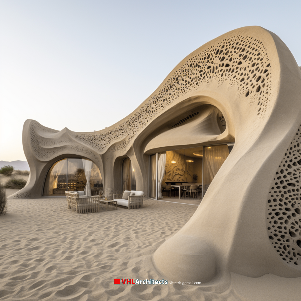 Resort in the desert by Vo Huu Linh Architects by Vo Huu Linh ...