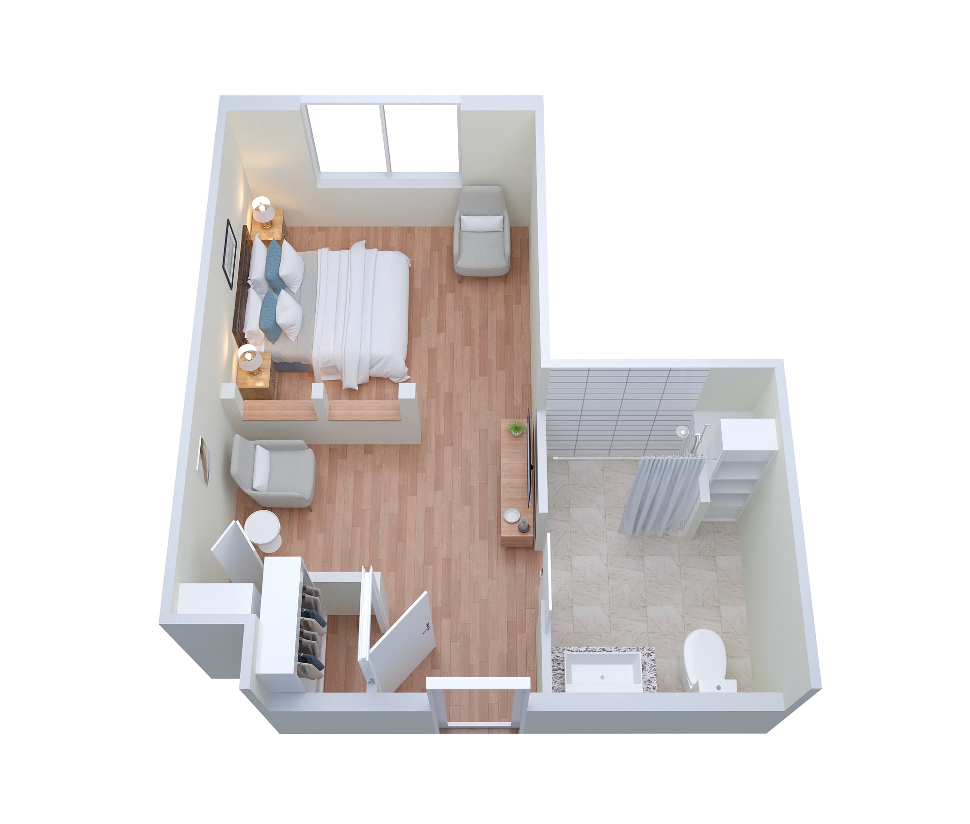 3D Floor Plan Renderings Detroit, Michigan by The 2D3D Floor Plan ...