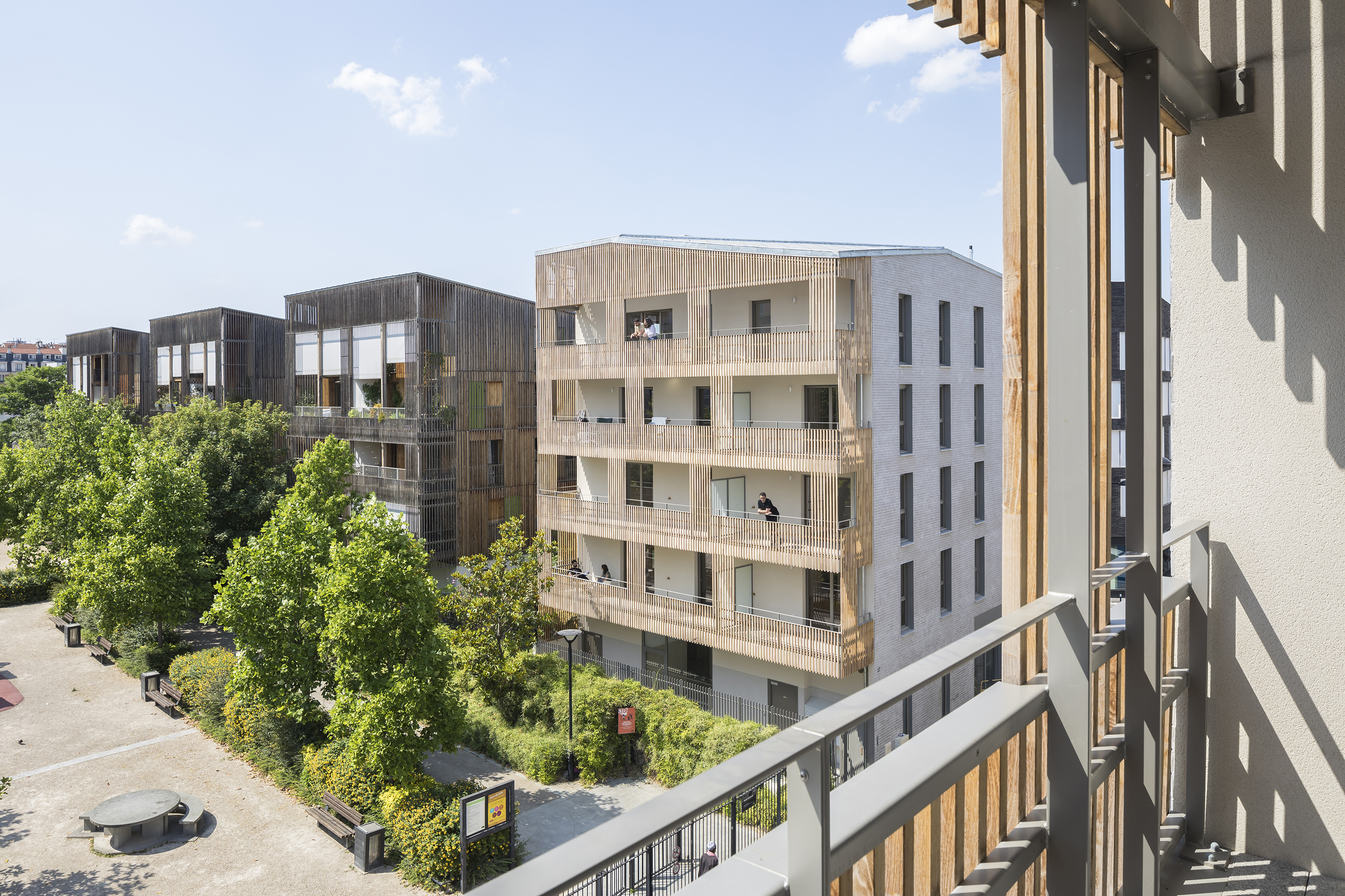26 housing units in Aubervilliers by Benjamin Fleury Architecte ...
