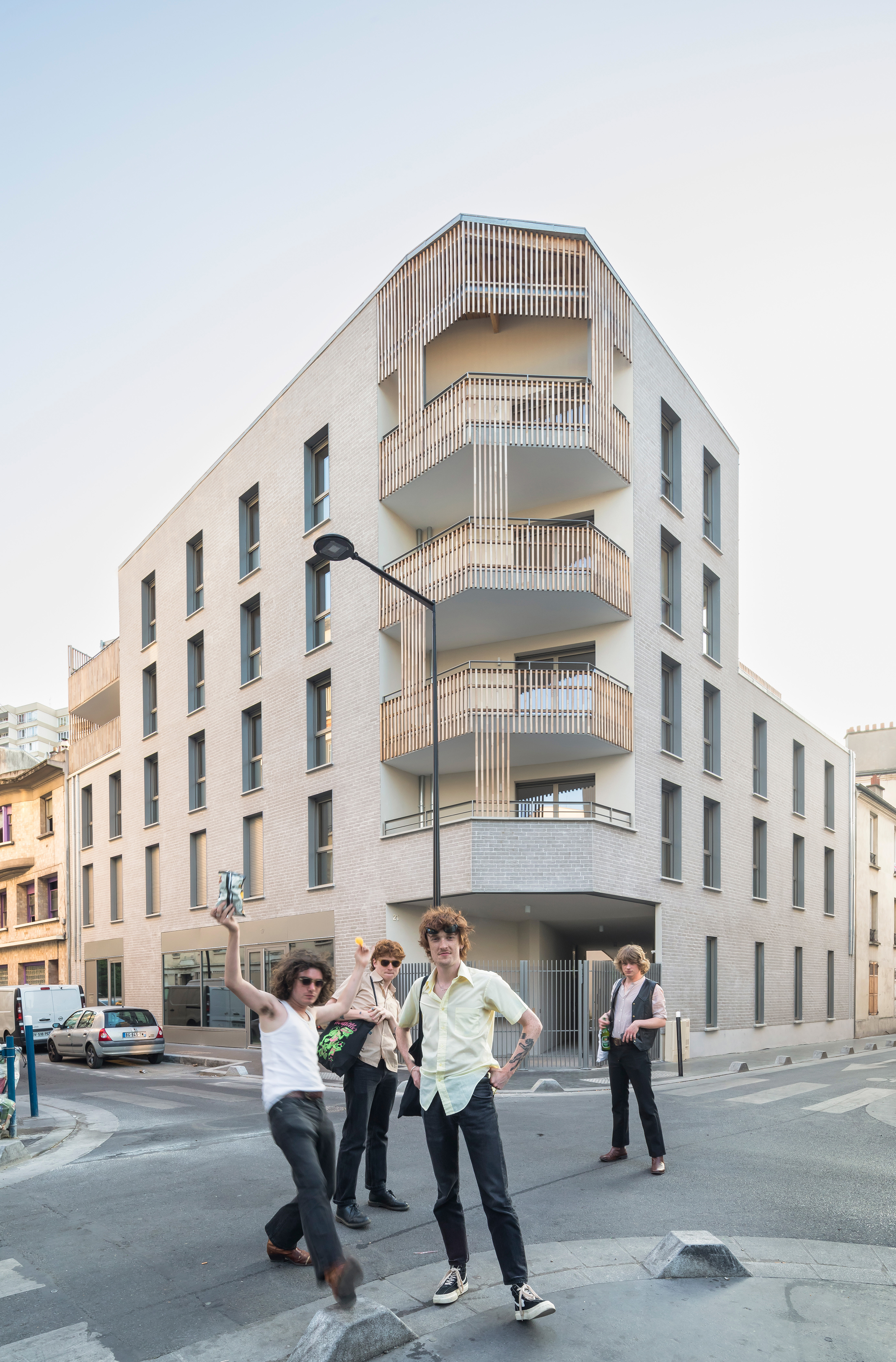 Idea 3808419: 26 housing units in Aubervilliers by Benjamin Fleury ...