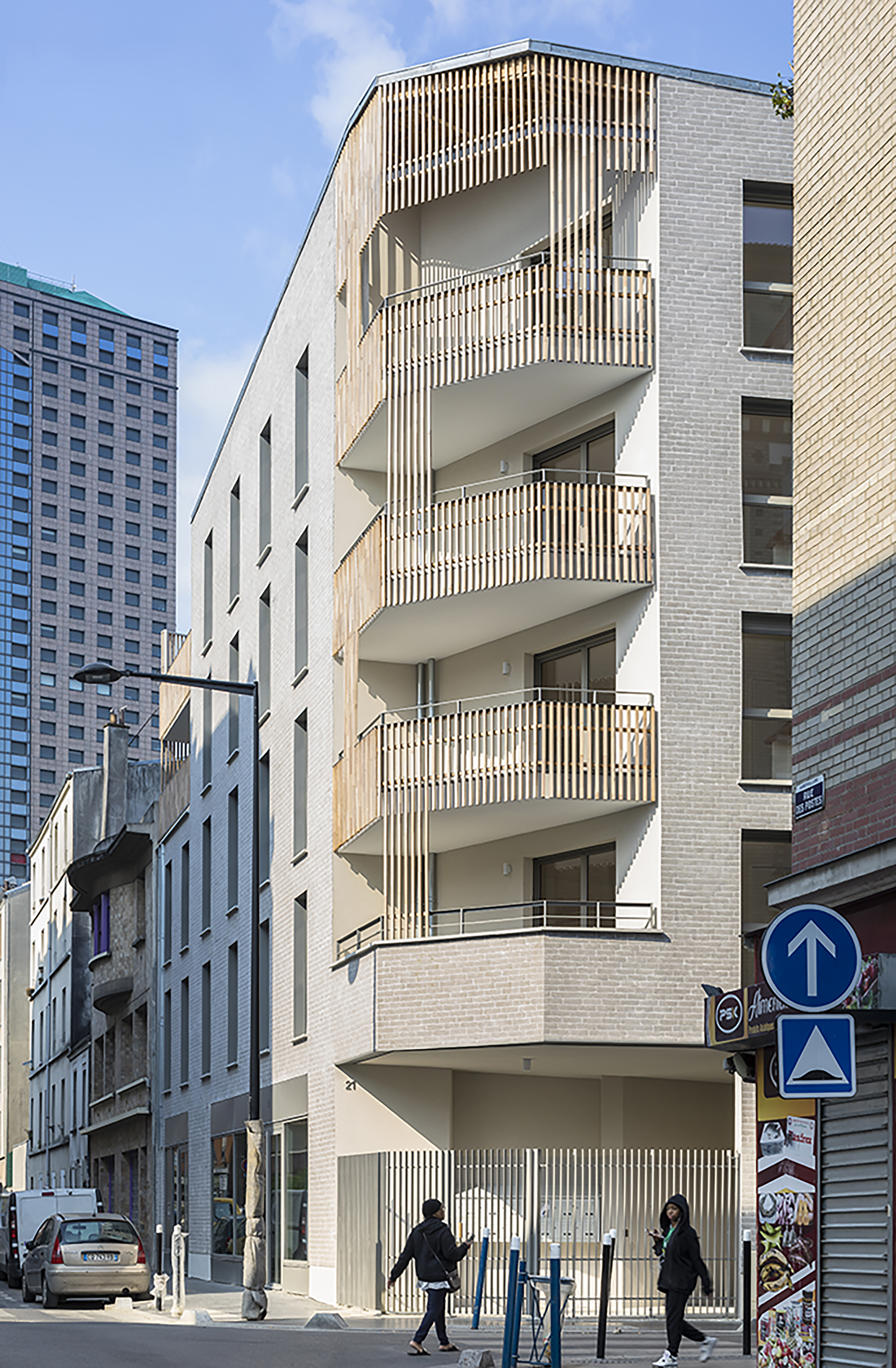26 housing units in Aubervilliers by Benjamin Fleury Architecte ...