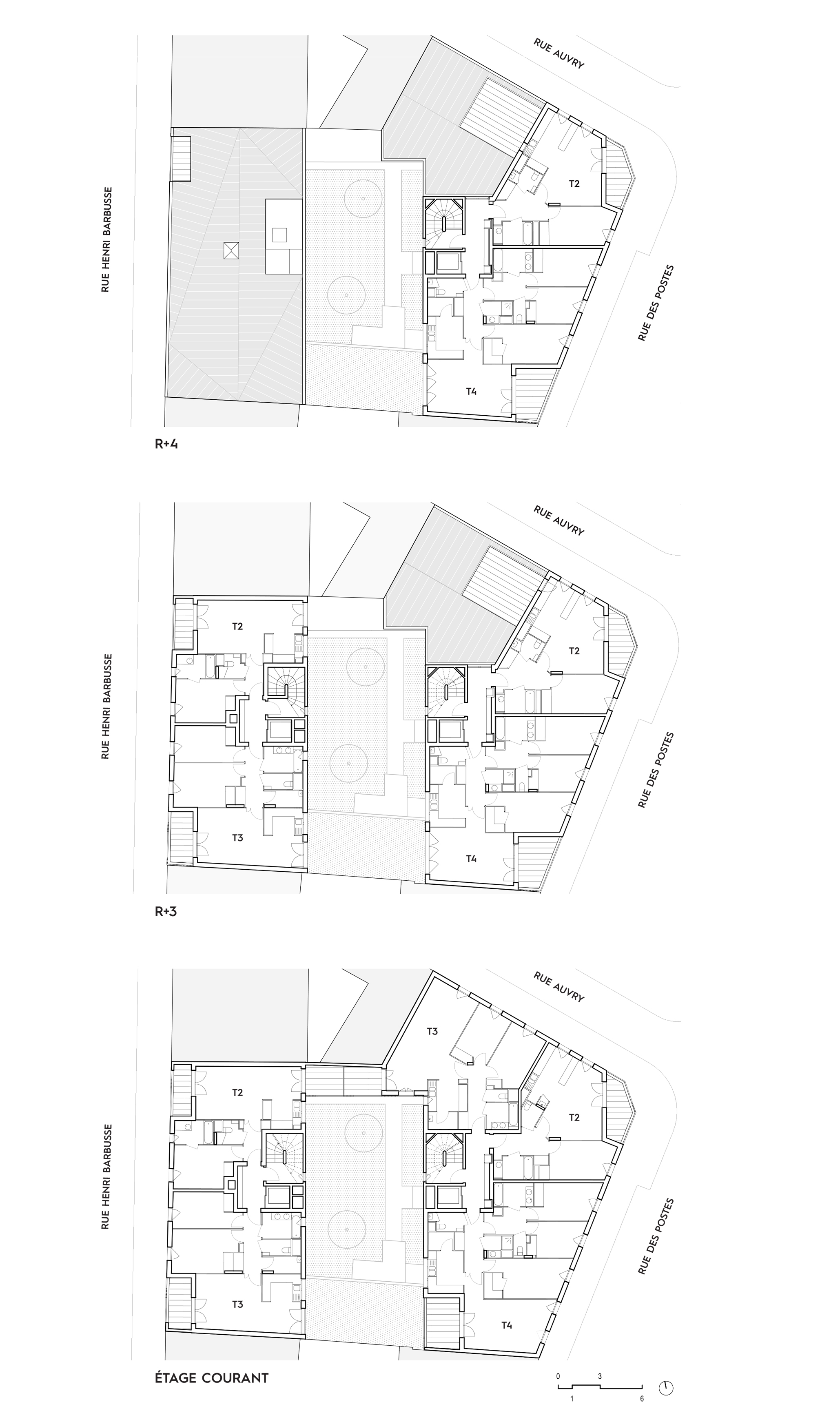 Idea 3808446: 26 housing units in Aubervilliers by Benjamin Fleury ...