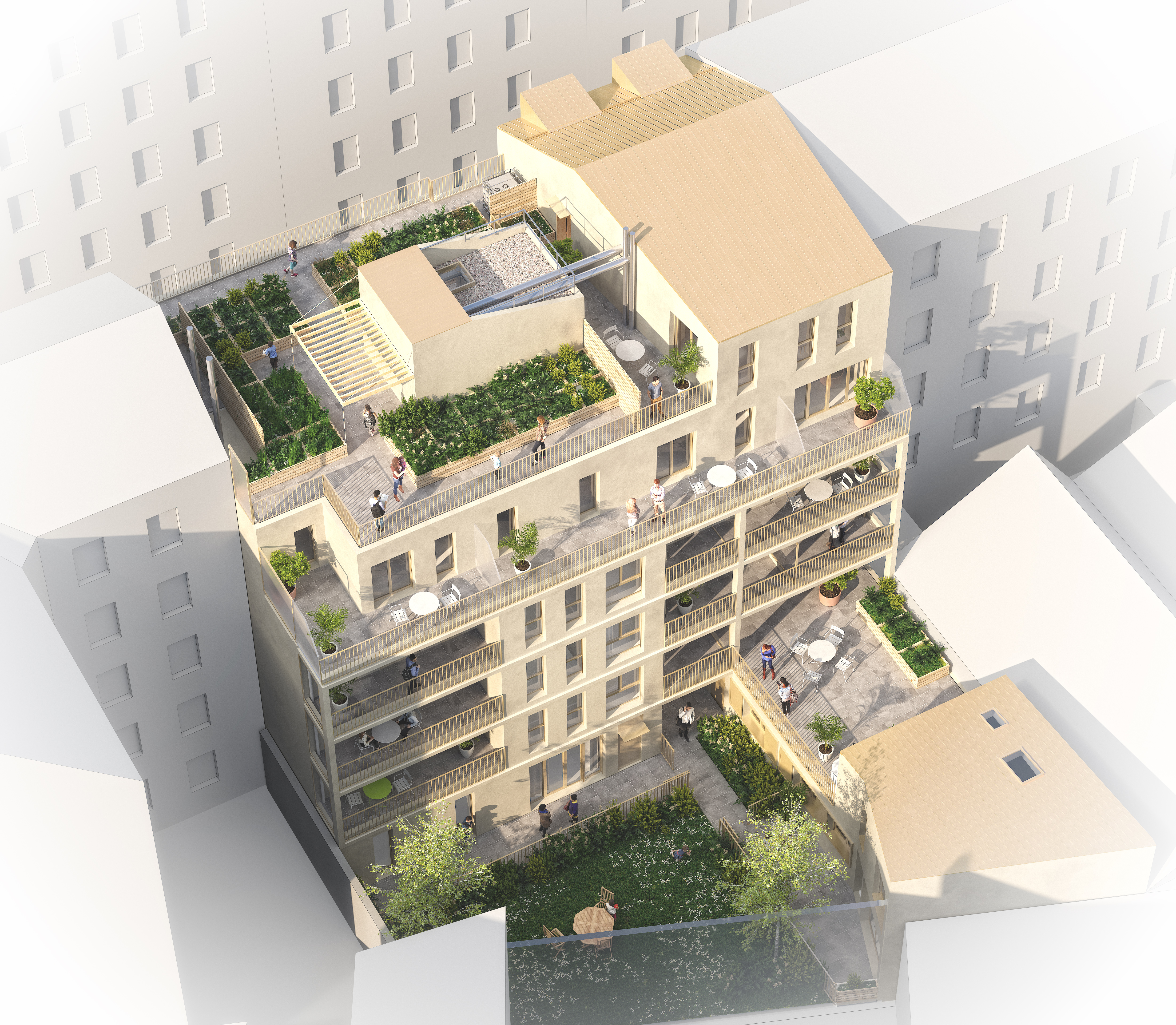 18 Social ownership housing by Benjamin Fleury Architecte-Urbaniste ...