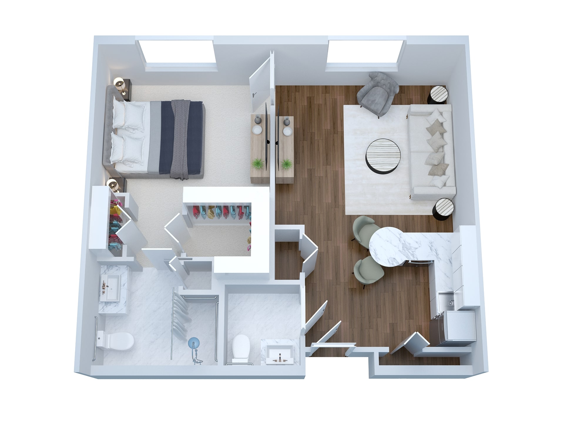 3D Floor Plan Rendering Milwaukee, Wisconsin by The 2D3D Floor Plan ...