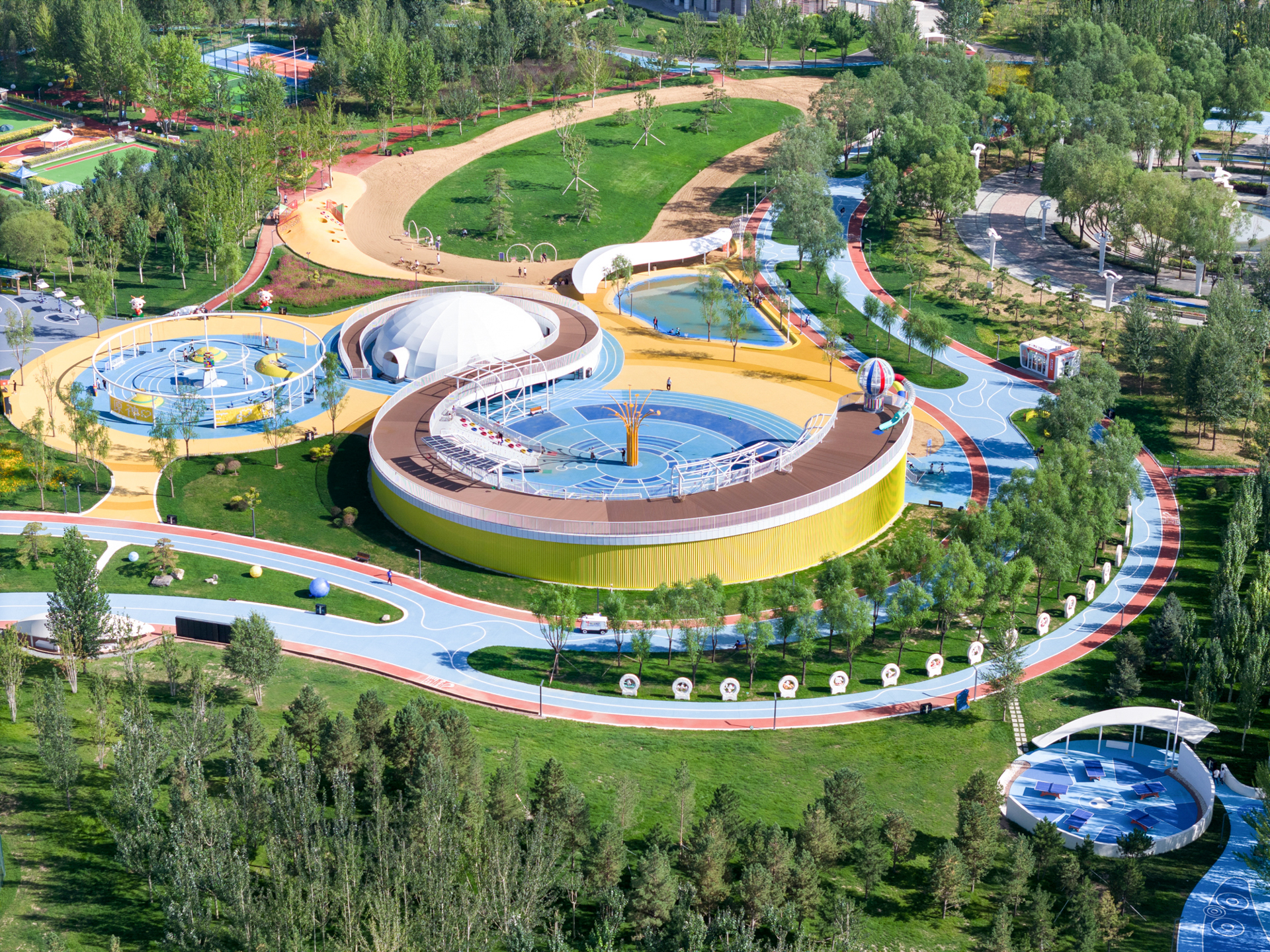 Ordos Smart Sports Park by PLAT ASIA - Architizer