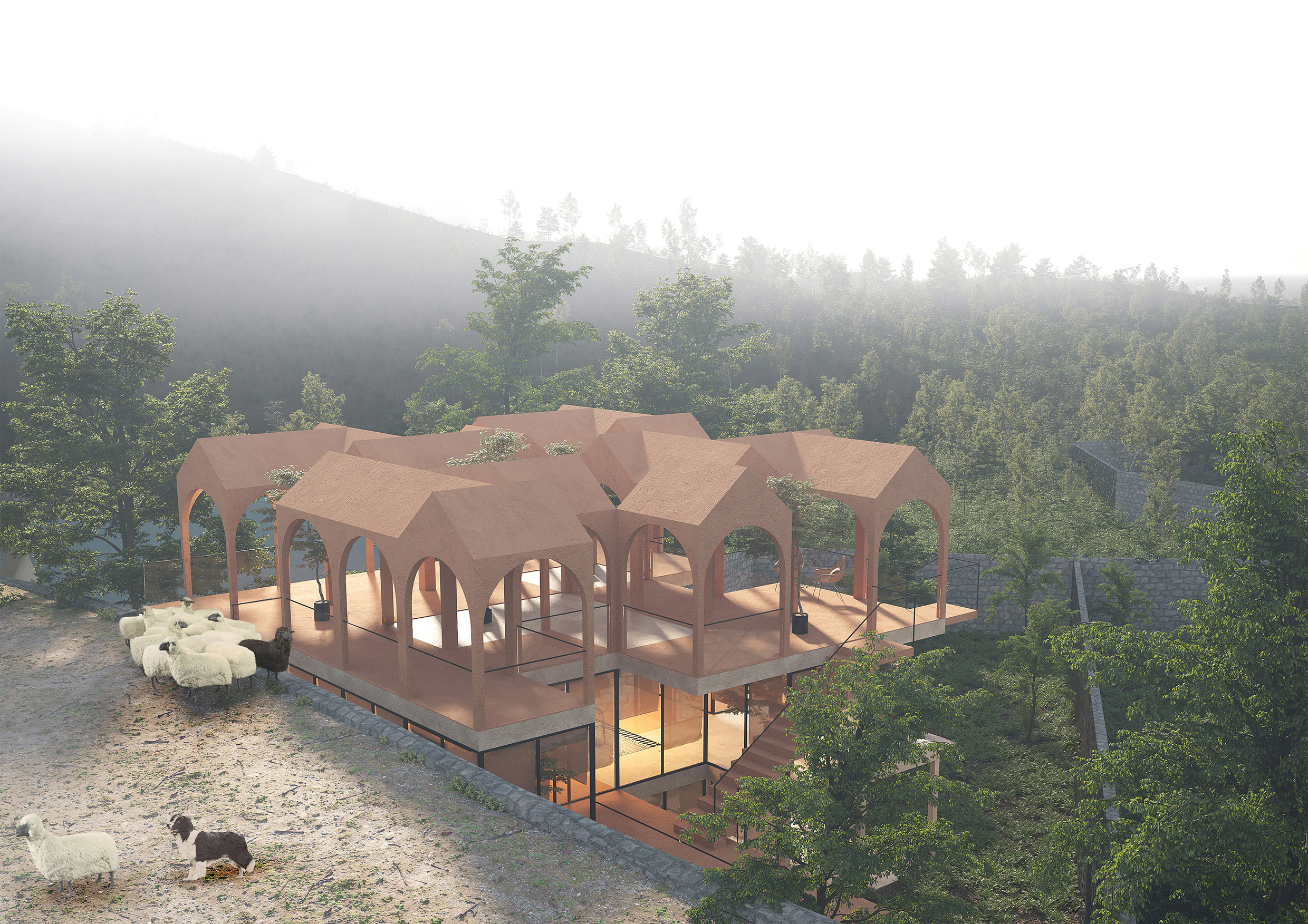 Inverted House by Gelanarchitects - Architizer