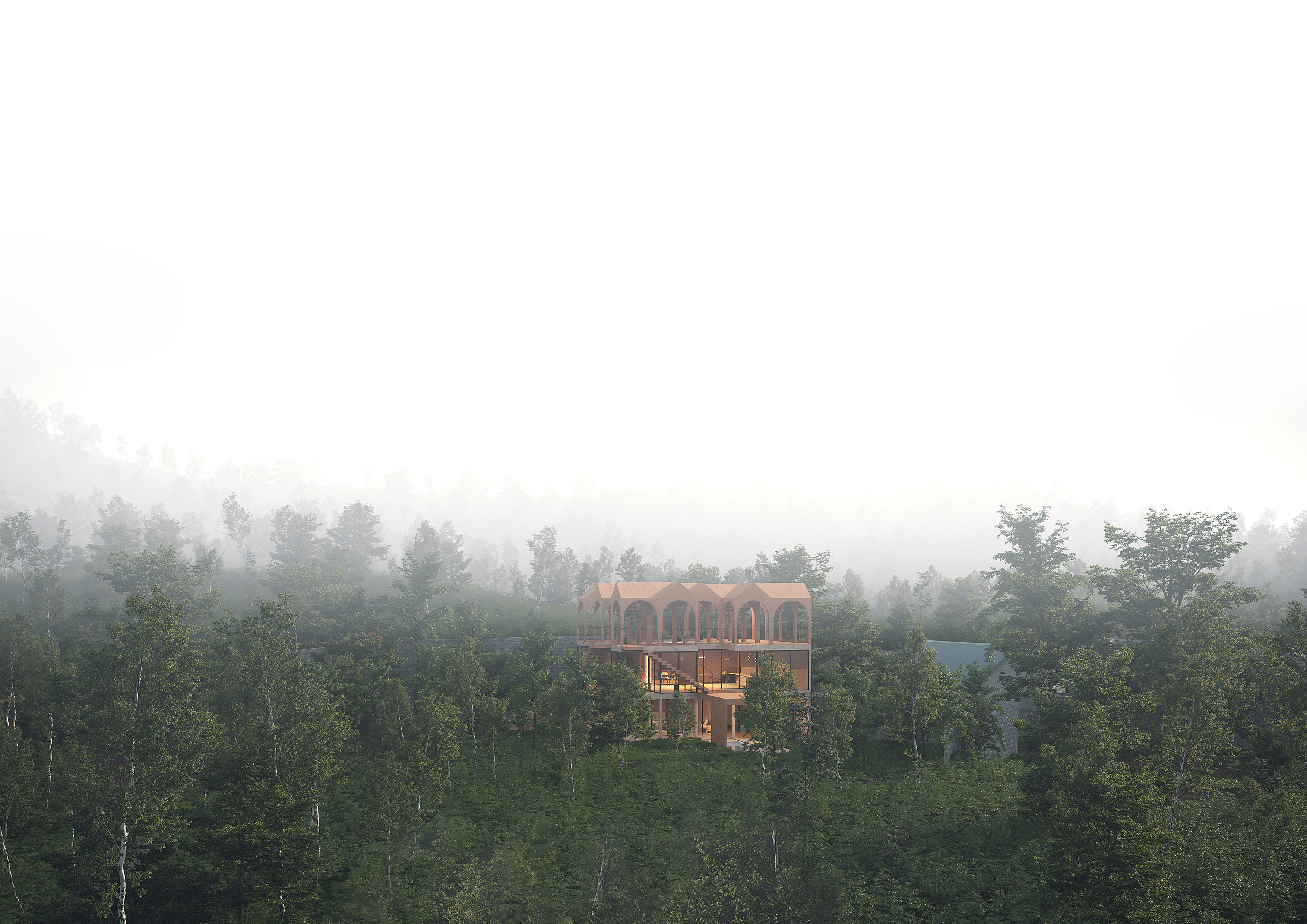 Inverted House by Gelanarchitects - Architizer