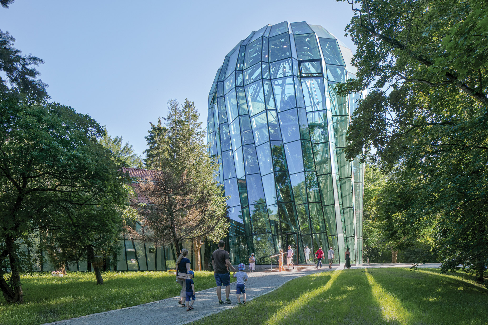 Palm House building complex in the Botanical Garden by RYSY Architekci ...