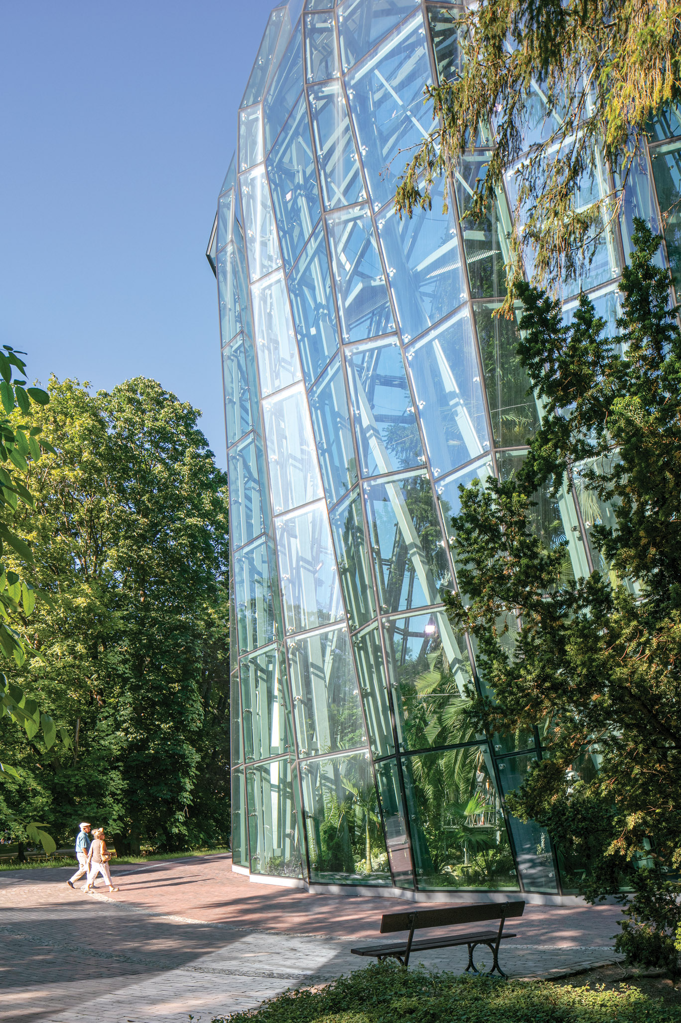 Palm House building complex in the Botanical Garden by RYSY Architekci ...