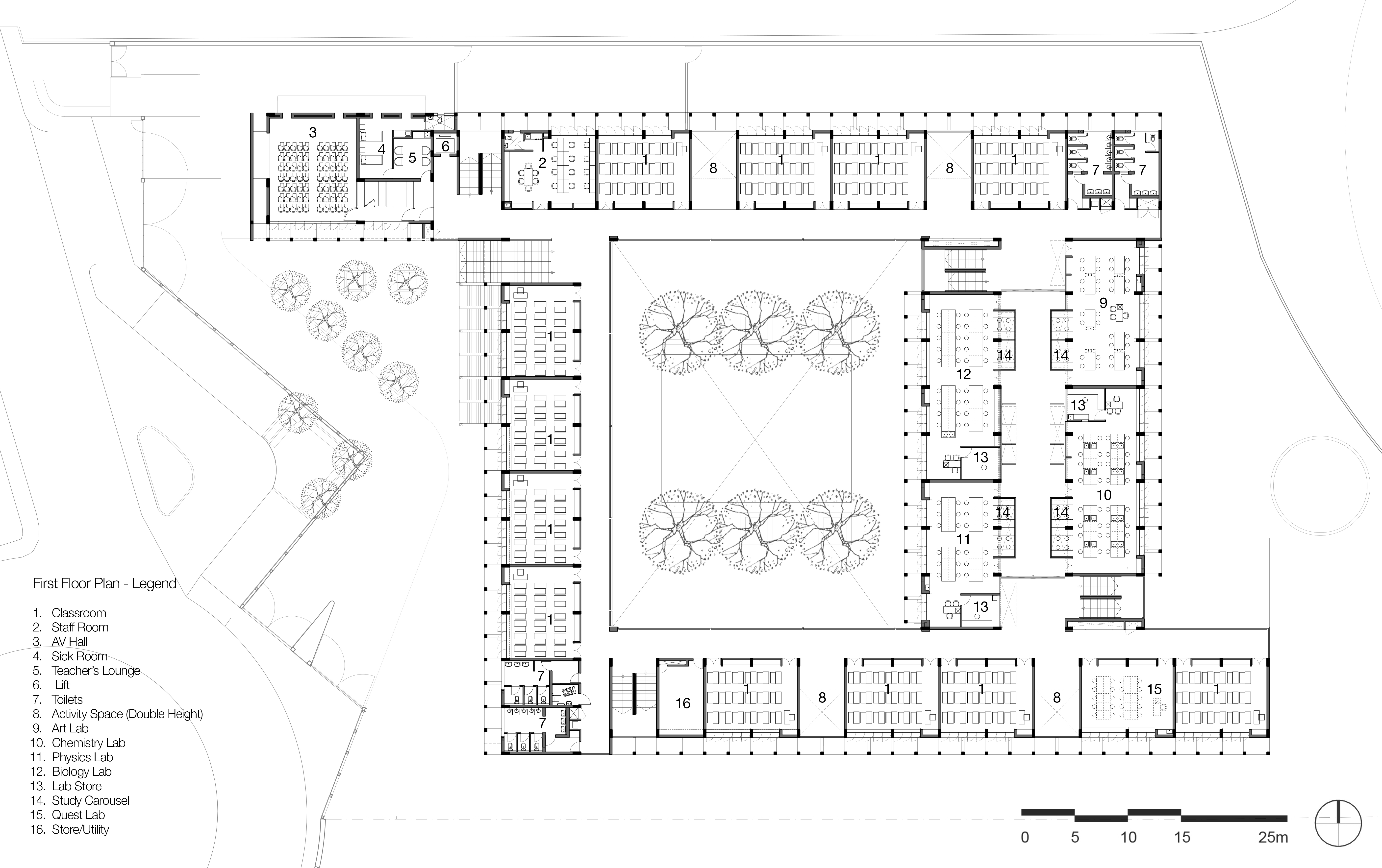 Maharishi Vidya Mandir Periamet by KSM Architecture - Architizer