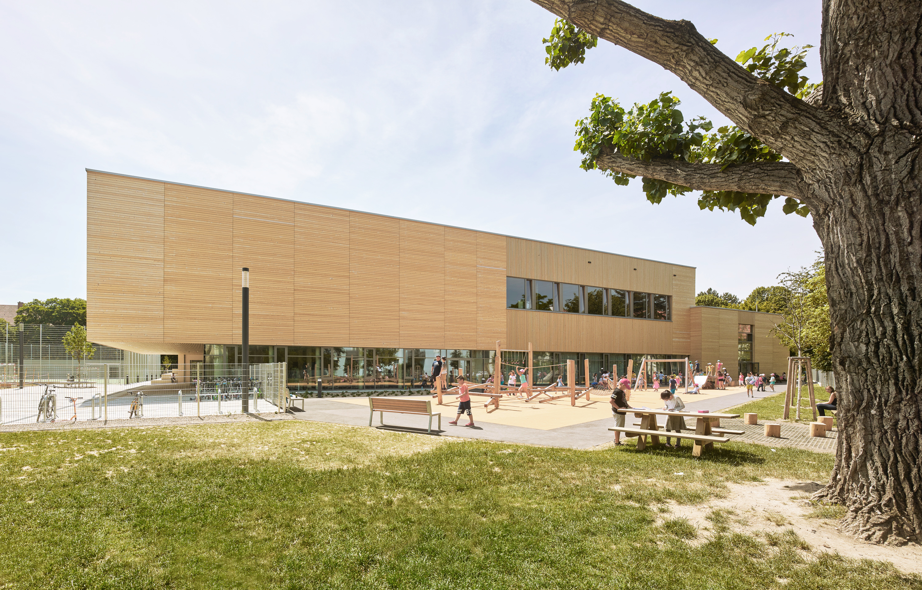 Christian-Bucher-Gasse Elementary School by Dietrich Untertrifaller ...
