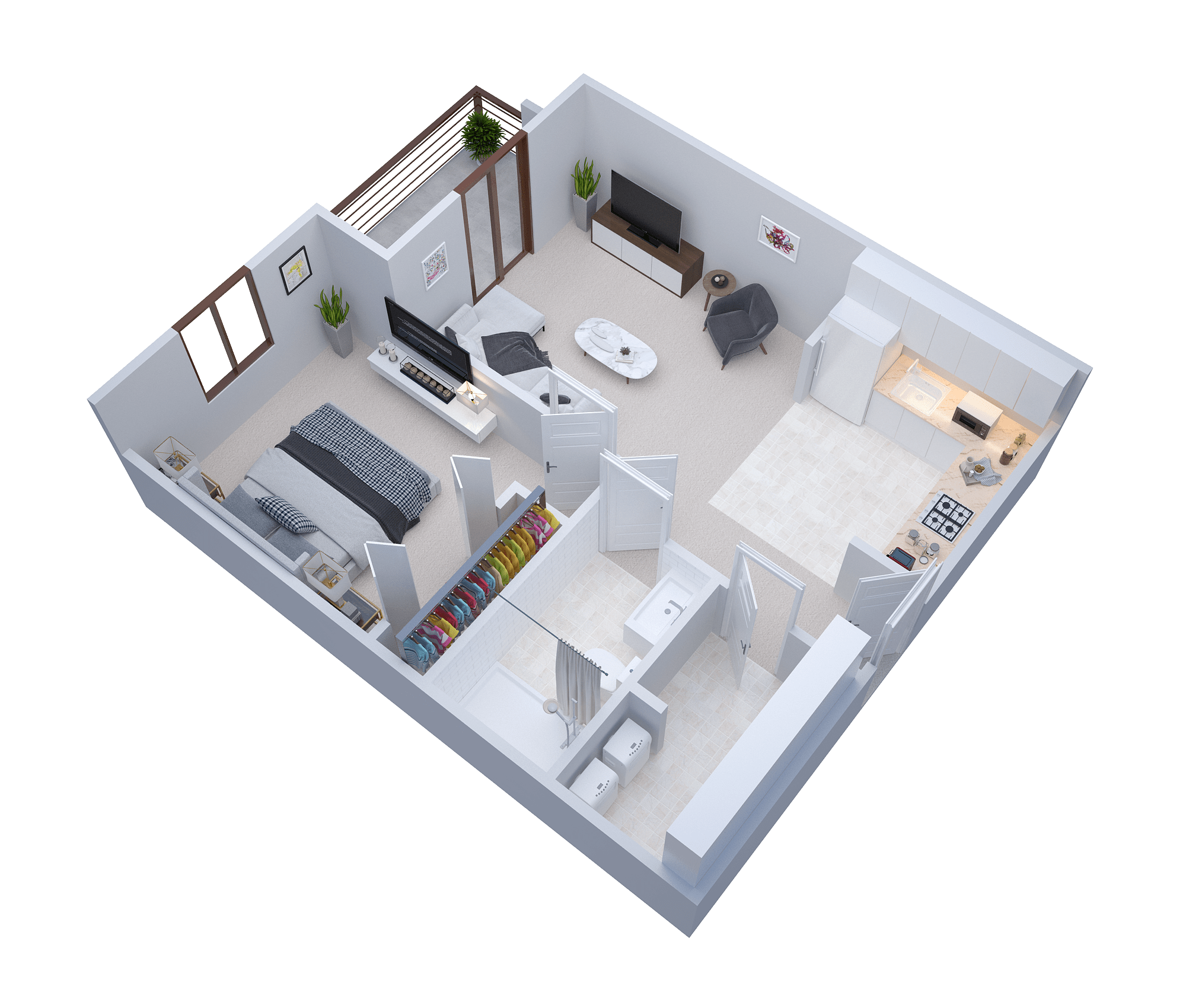 3D Floor Plan Rendering Anchorage, Alaska by The 2D3D Floor Plan ...