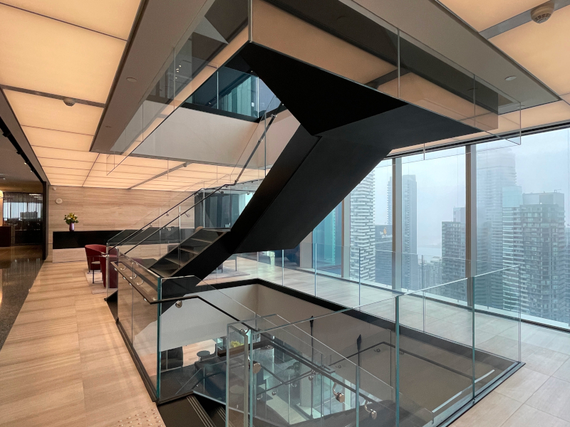 Architectural Stair Floats by Tension Rods by Nicholas Jay Architect ...