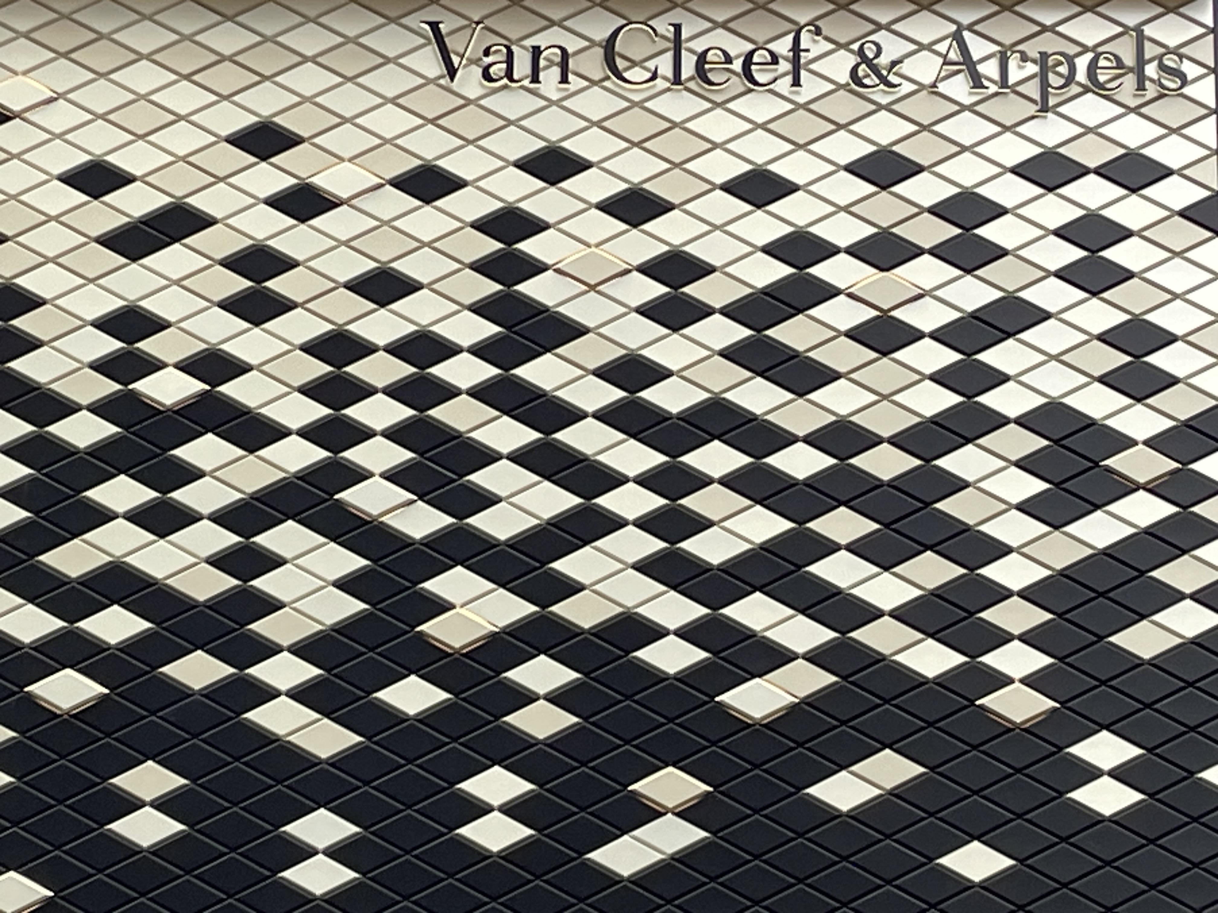 Storefront with Back-Lit Cast-Aluminum Diamond Tiles by Nicholas Jay ...