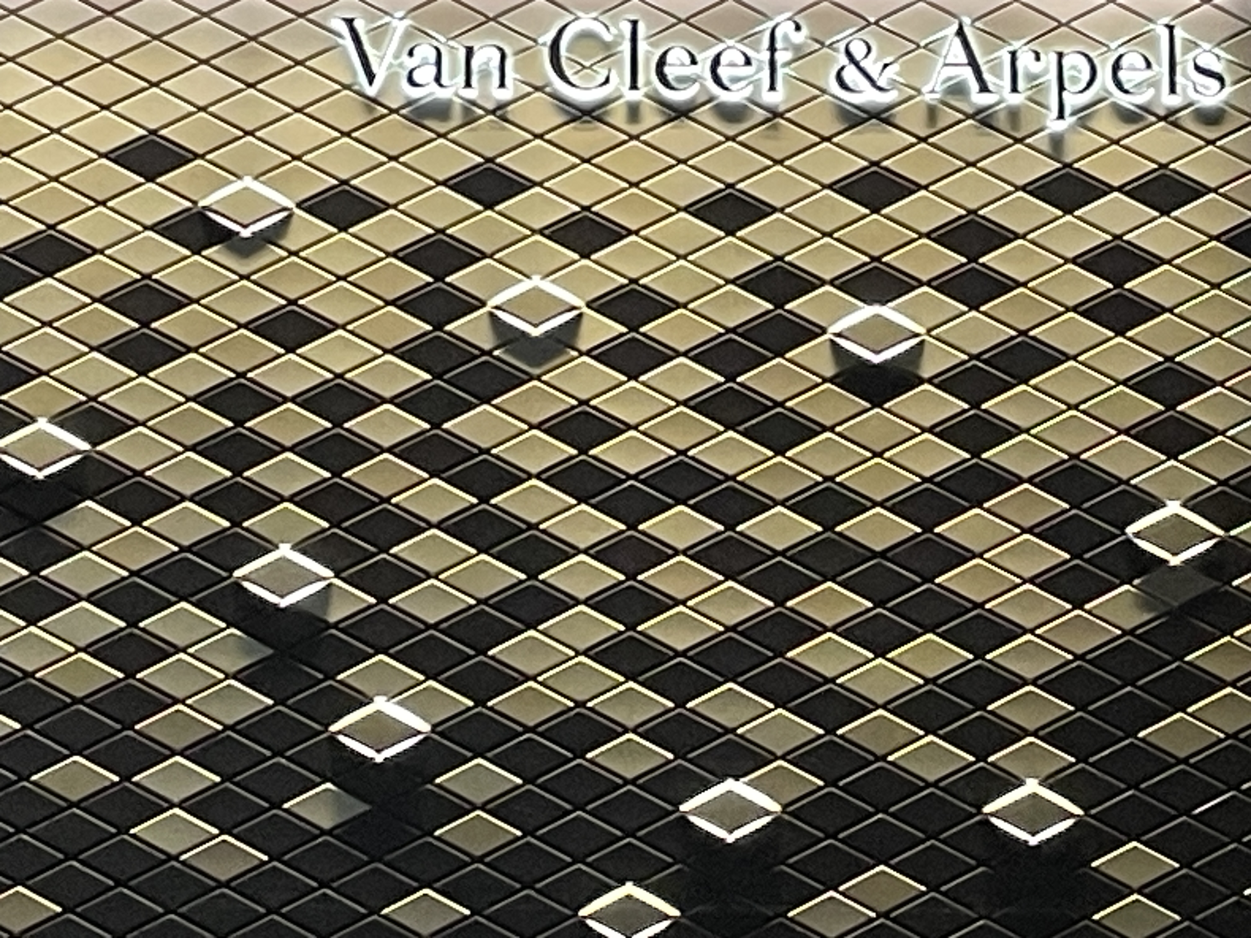 Storefront with Back-Lit Cast-Aluminum Diamond Tiles by Nicholas Jay ...