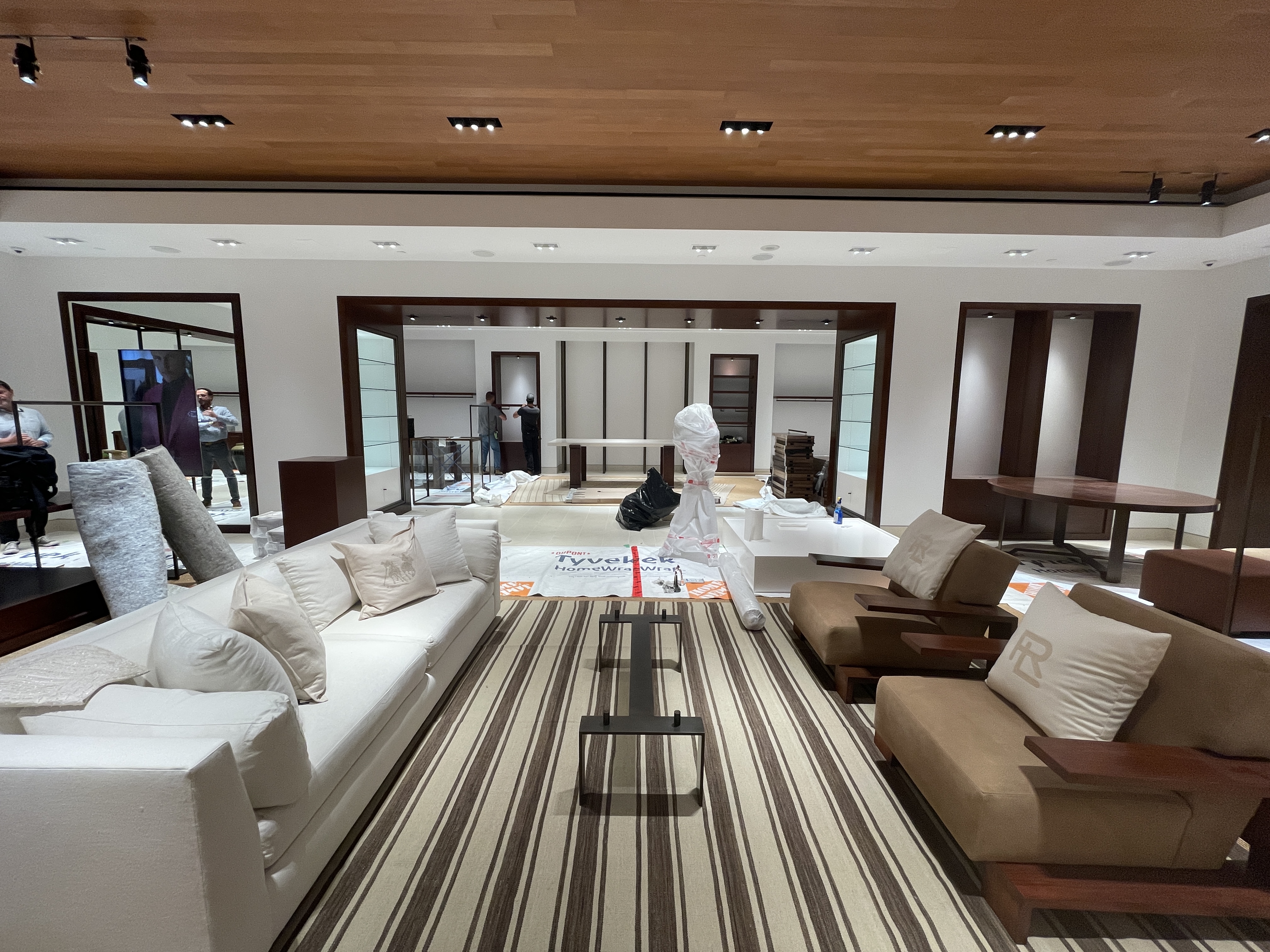 Cherry Wood Louvers and Aged-Bronze Storefront by Nicholas Jay ...