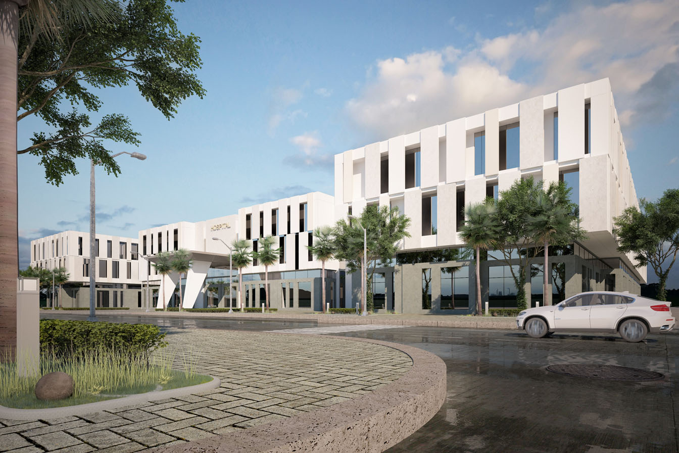 Moon Flower Hospital by UPA Italia by Paolo Lettieri Architects ...