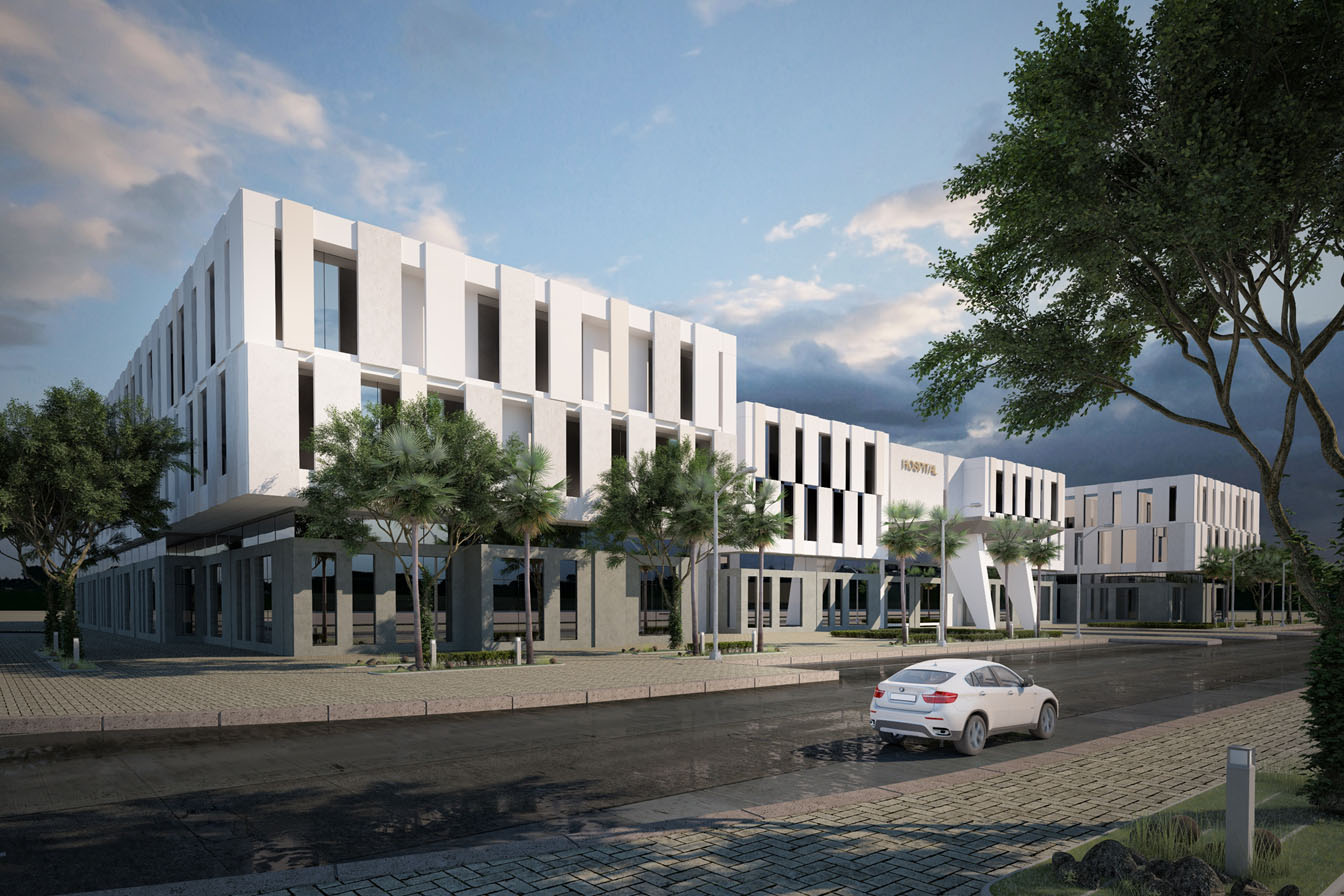 Moon Flower Hospital by UPA Italia by Paolo Lettieri Architects ...