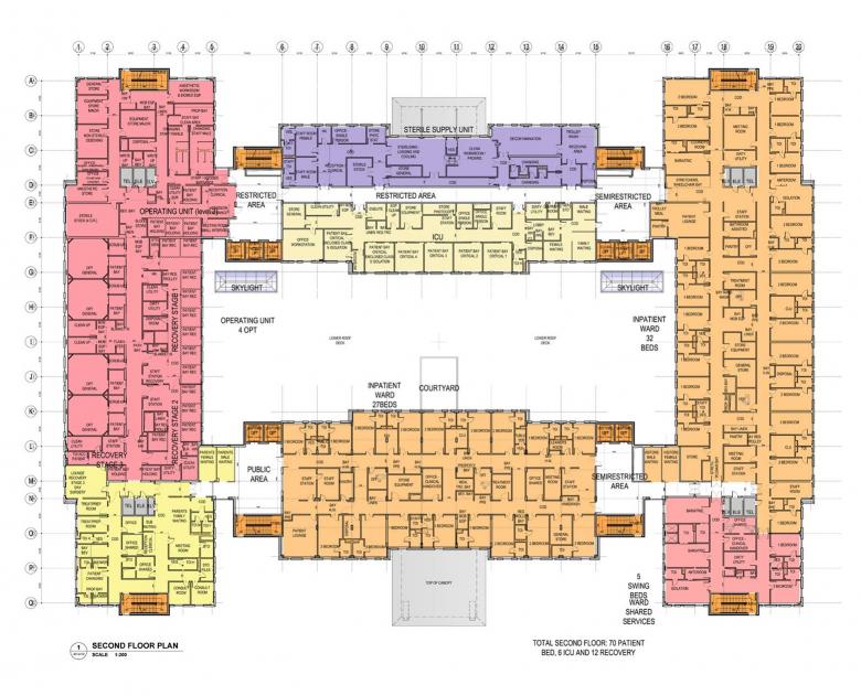 Moon Flower Hospital by UPA Italia by Paolo Lettieri Architects ...