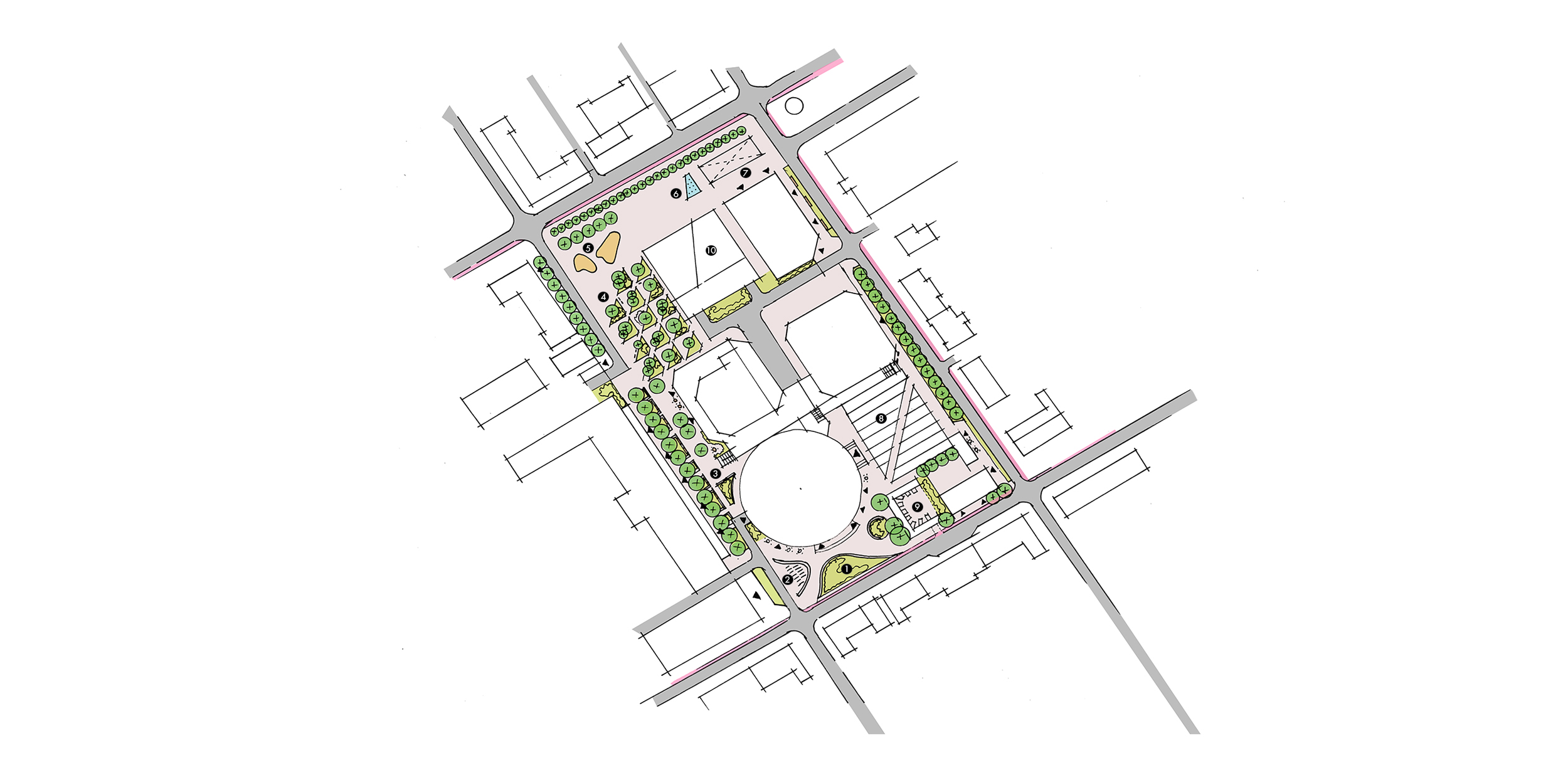 TWO SQUARES of the one quarter by LEVEL80 architects - Architizer