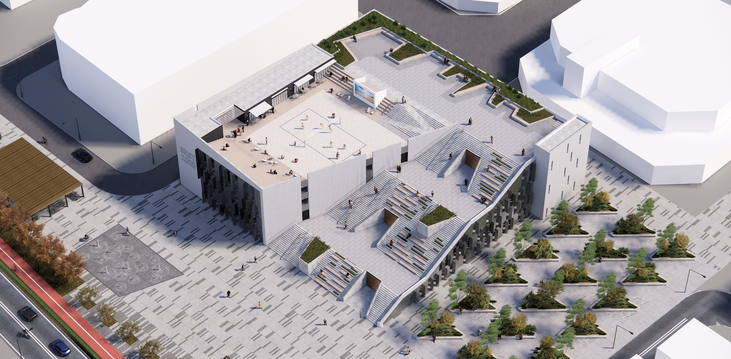 TWO SQUARES of the one quarter by LEVEL80 architects - Architizer