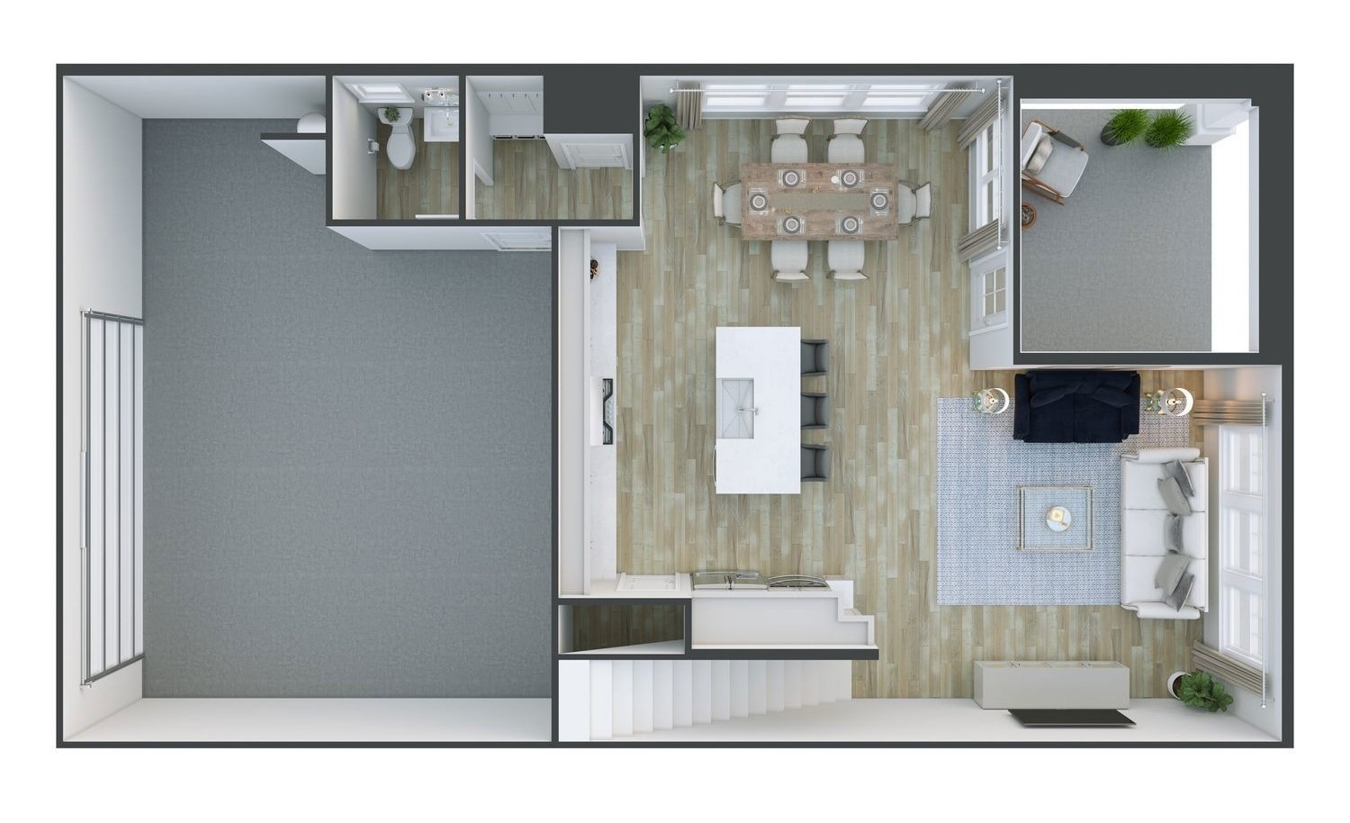 3D Floor Plan Rendering Raleigh, North Carolina by The 2D3D Floor Plan ...