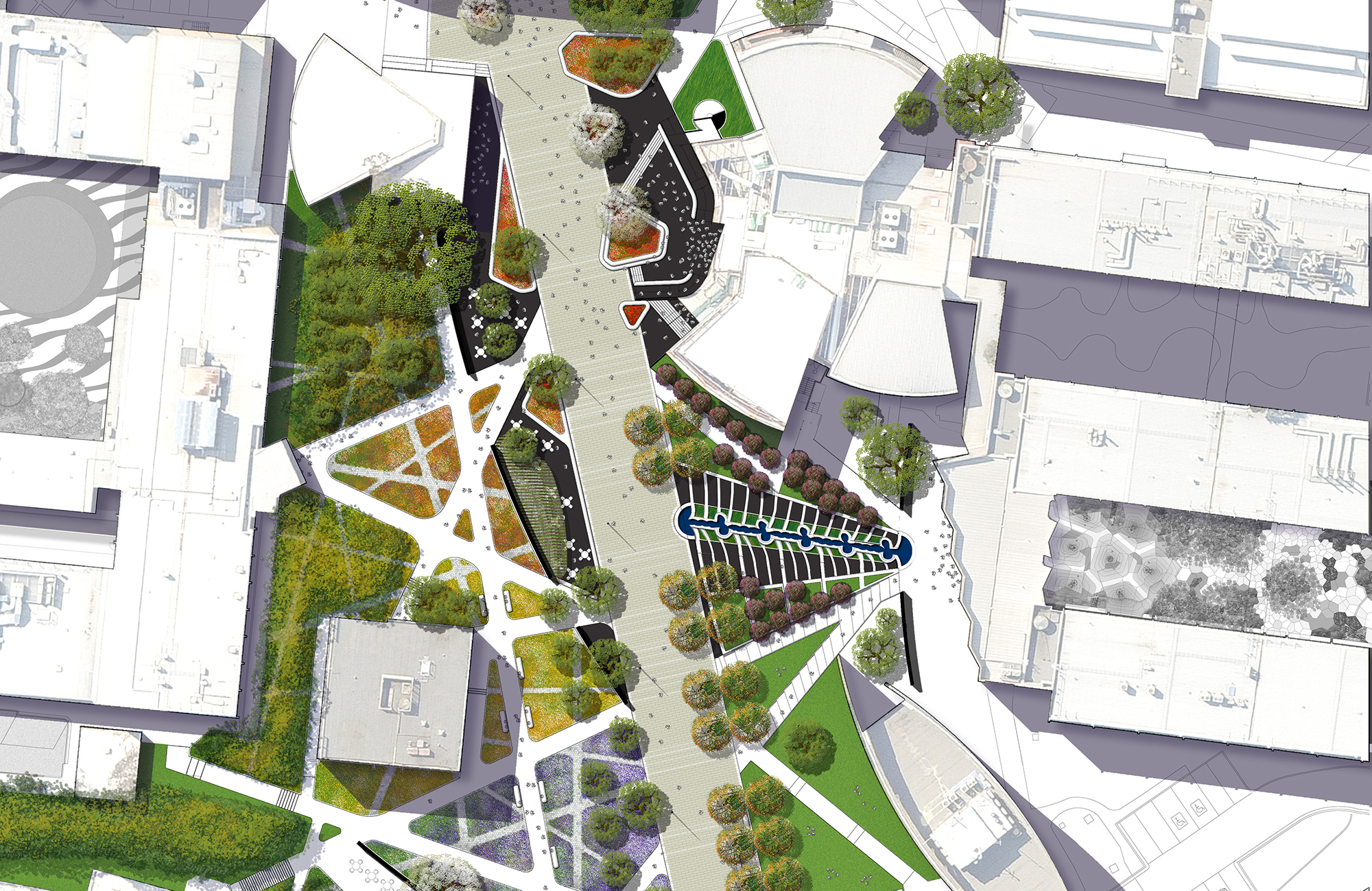 Central Spine Precinct Masterplan Deakin University by Rush Wright ...