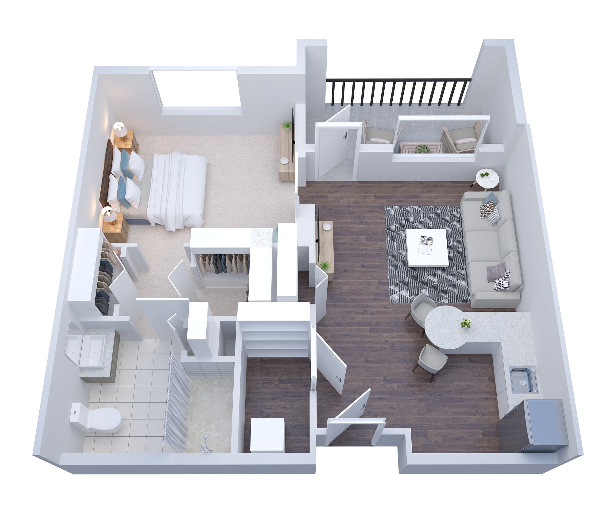 3D Floor Plan Rendering Pittsburgh, Pennsylvania by The 2D3D Floor Plan ...