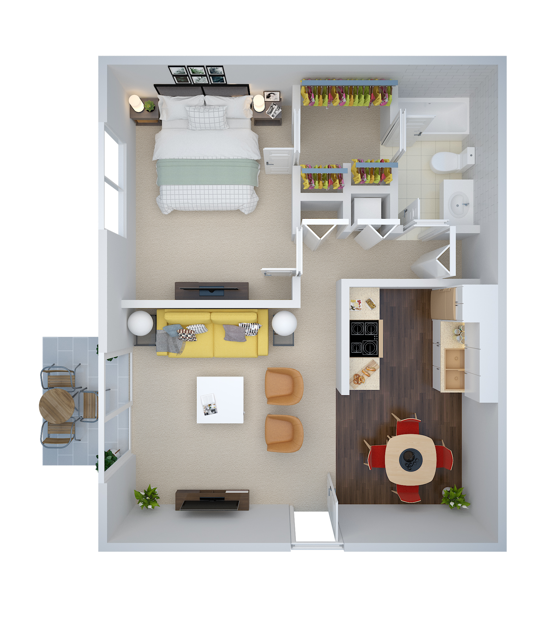 3D Floor Plan Rendering Fort Smith, Arkansas by The 2D3D Floor Plan ...
