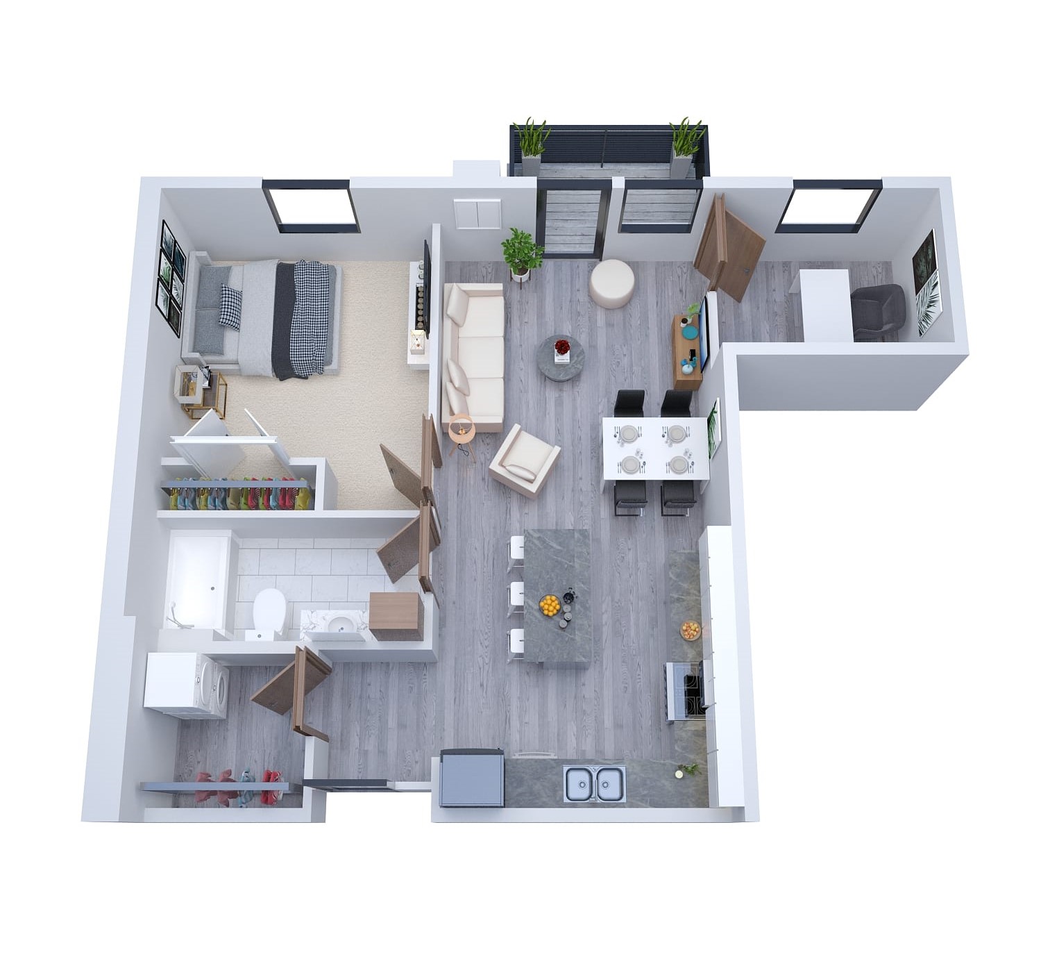 3D Floor Plan Rendering Southaven, Mississippi by The 2D3D Floor Plan ...