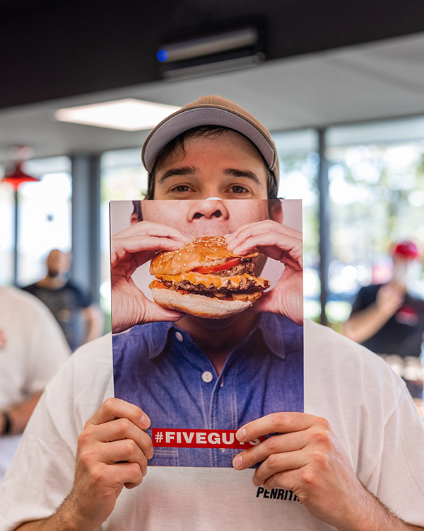 Five Guys, Penrith. Restaurant Design - Australia. by COOOP. - Architizer