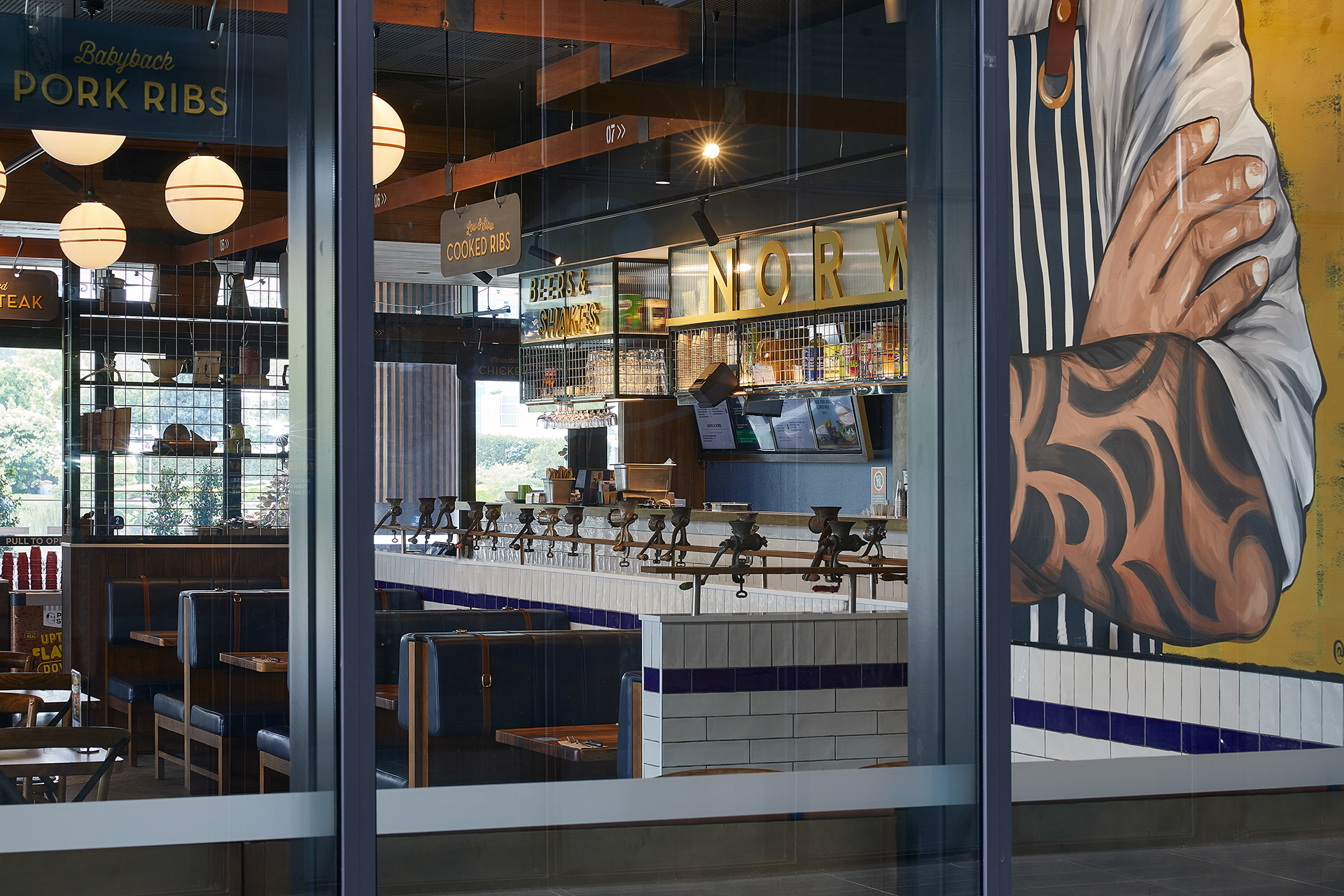 Ribs & Burgers, Sydney. Restaurant Design - Australia. by COOOP ...