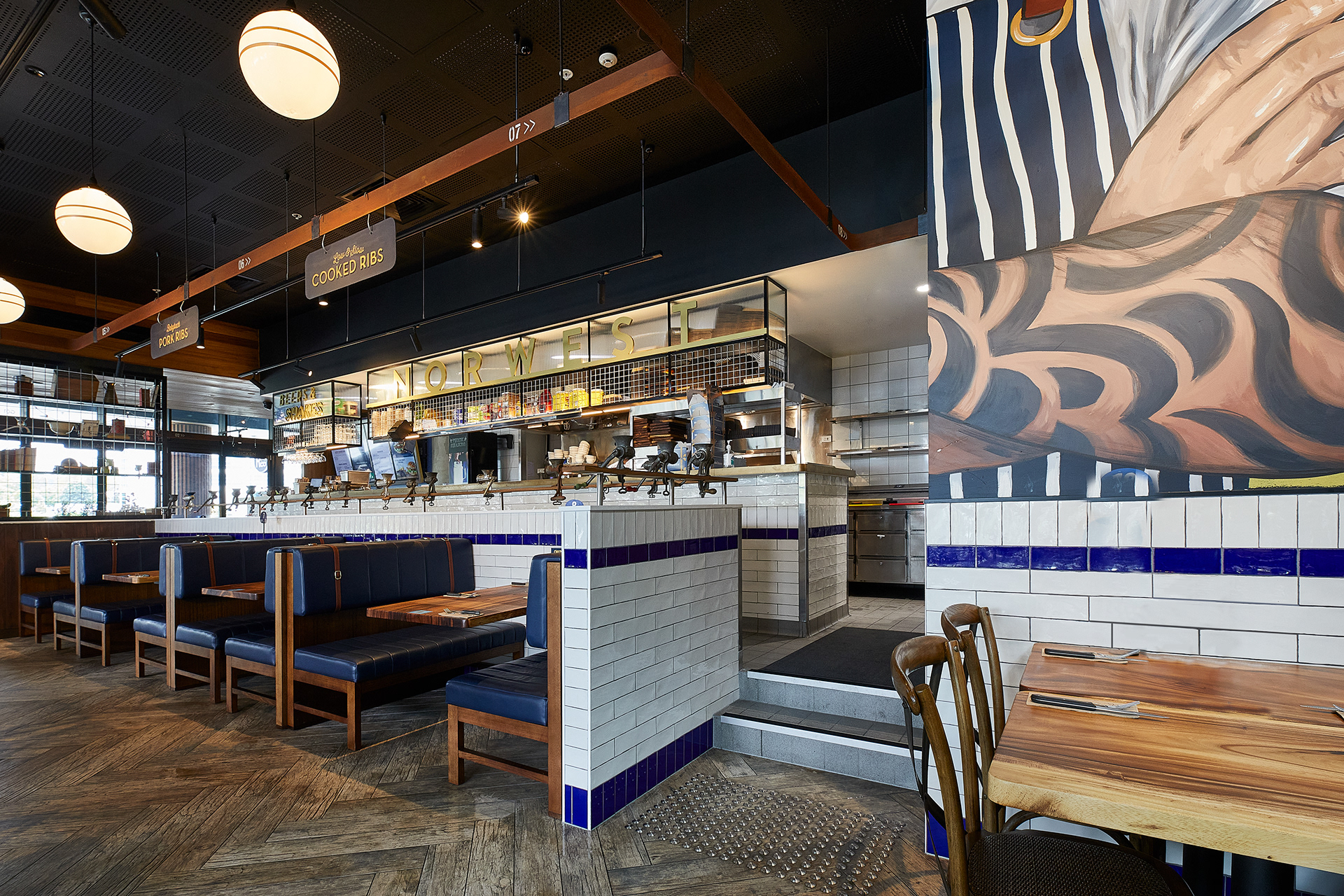 Ribs & Burgers, Sydney. Restaurant Design - Australia. by COOOP ...