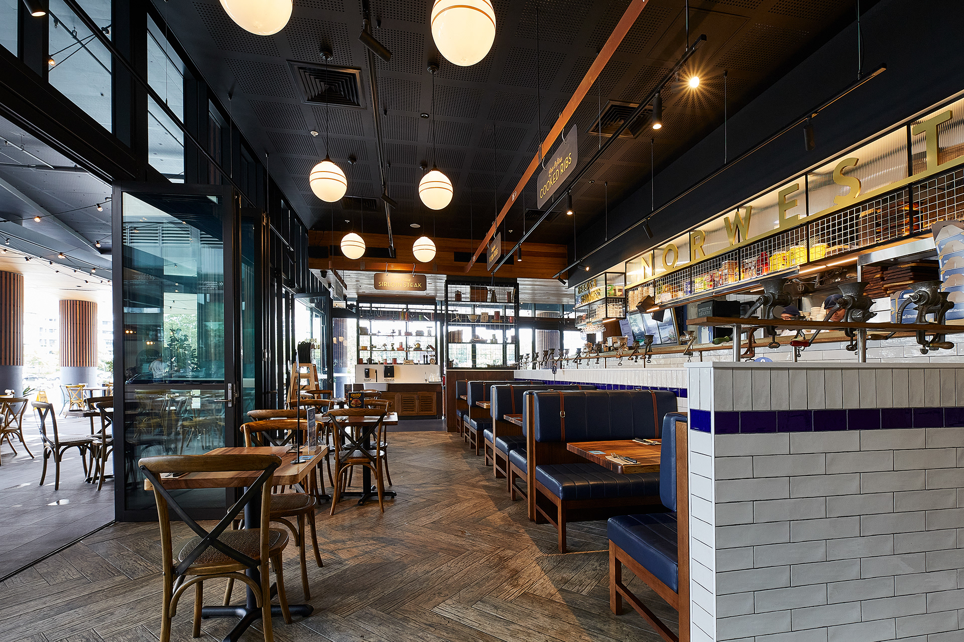 Ribs & Burgers, Sydney. Restaurant Design - Australia. by COOOP ...